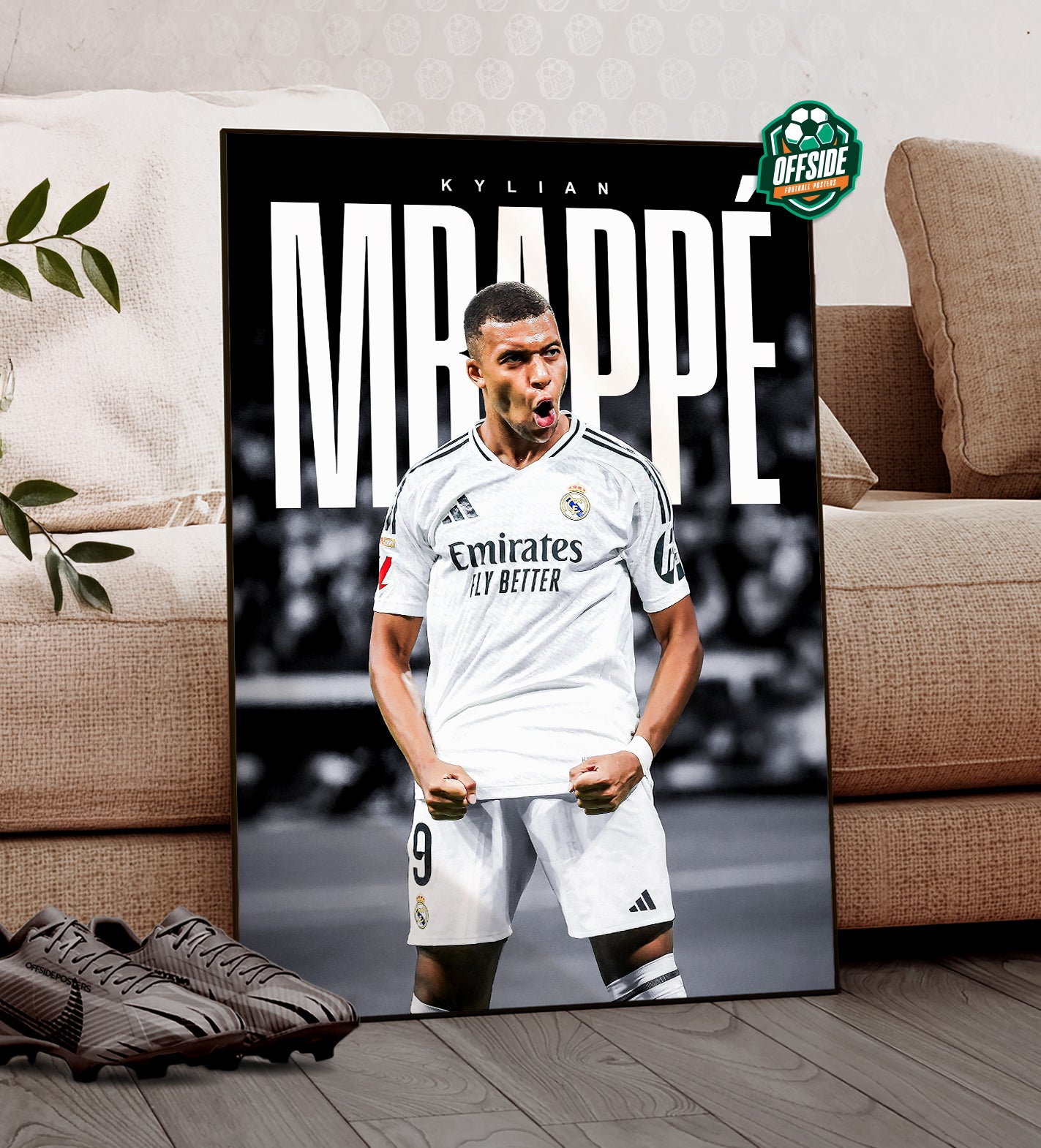Kylian Mbappe Poster – Offside Posters