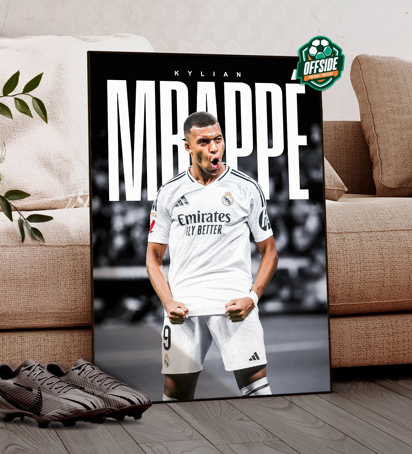 Kylian Mbappe Poster – Offside Posters