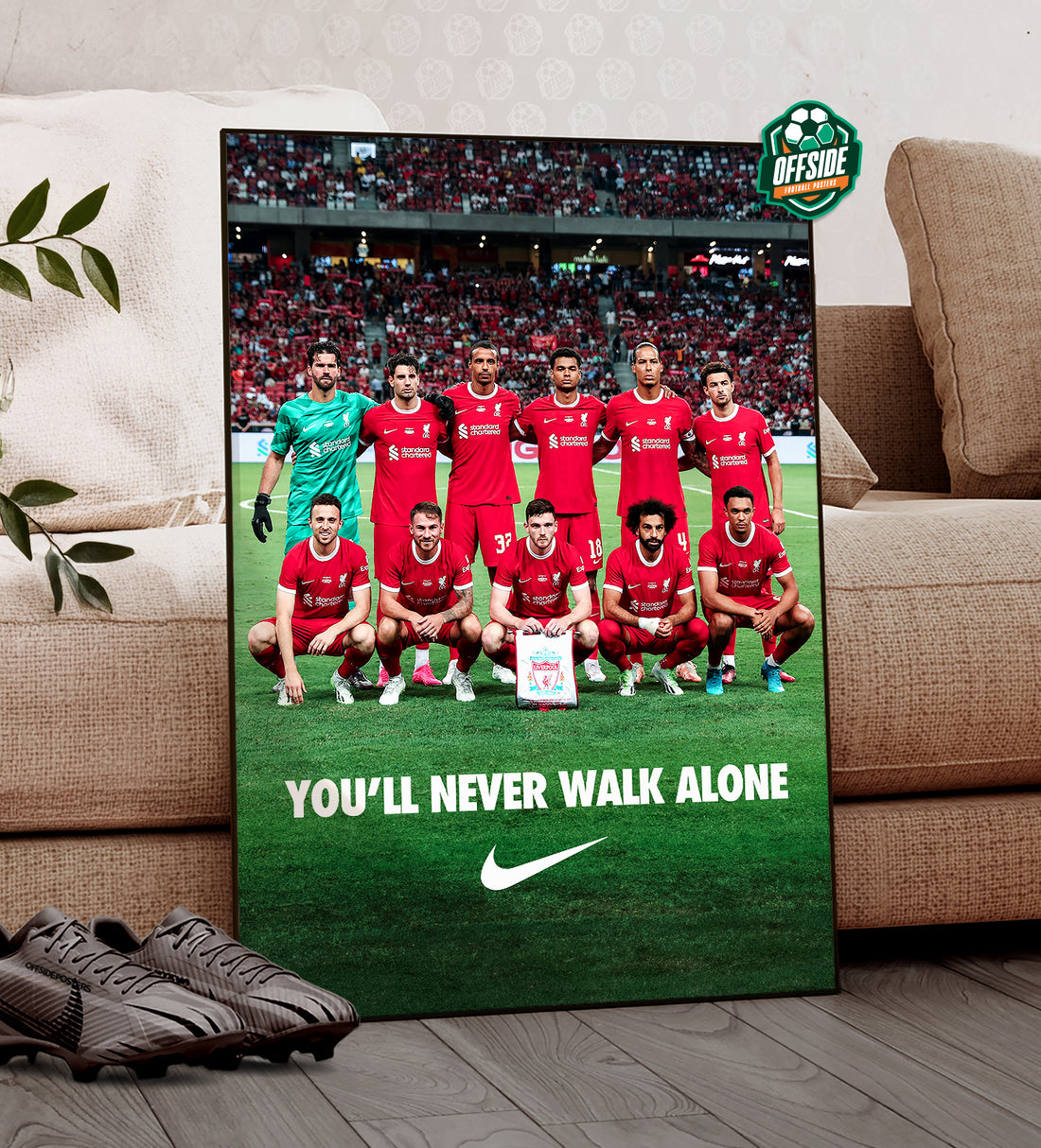 Liverpool Team YNWA Poster – Offside Posters