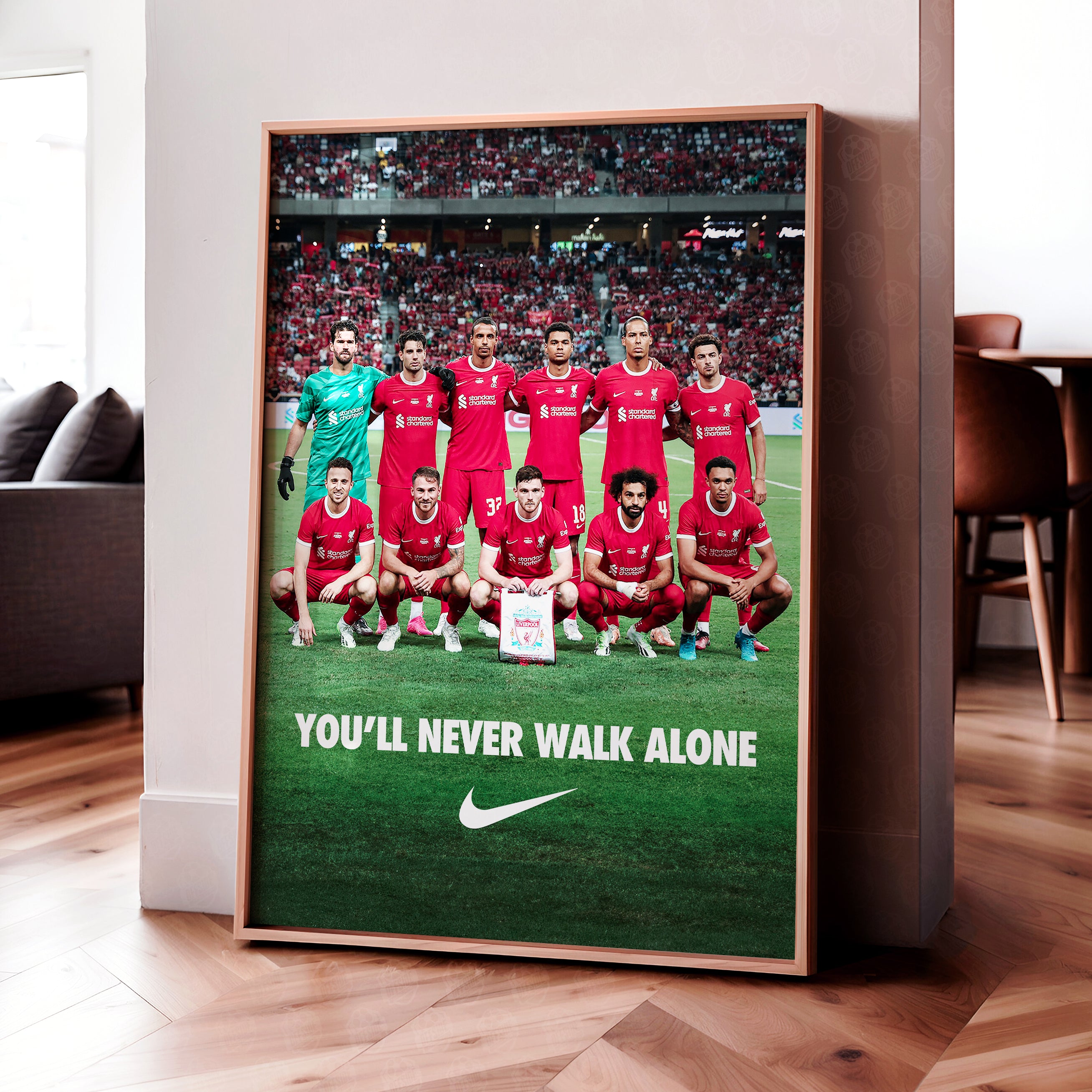 Liverpool Team YNWA Poster – Offside Posters