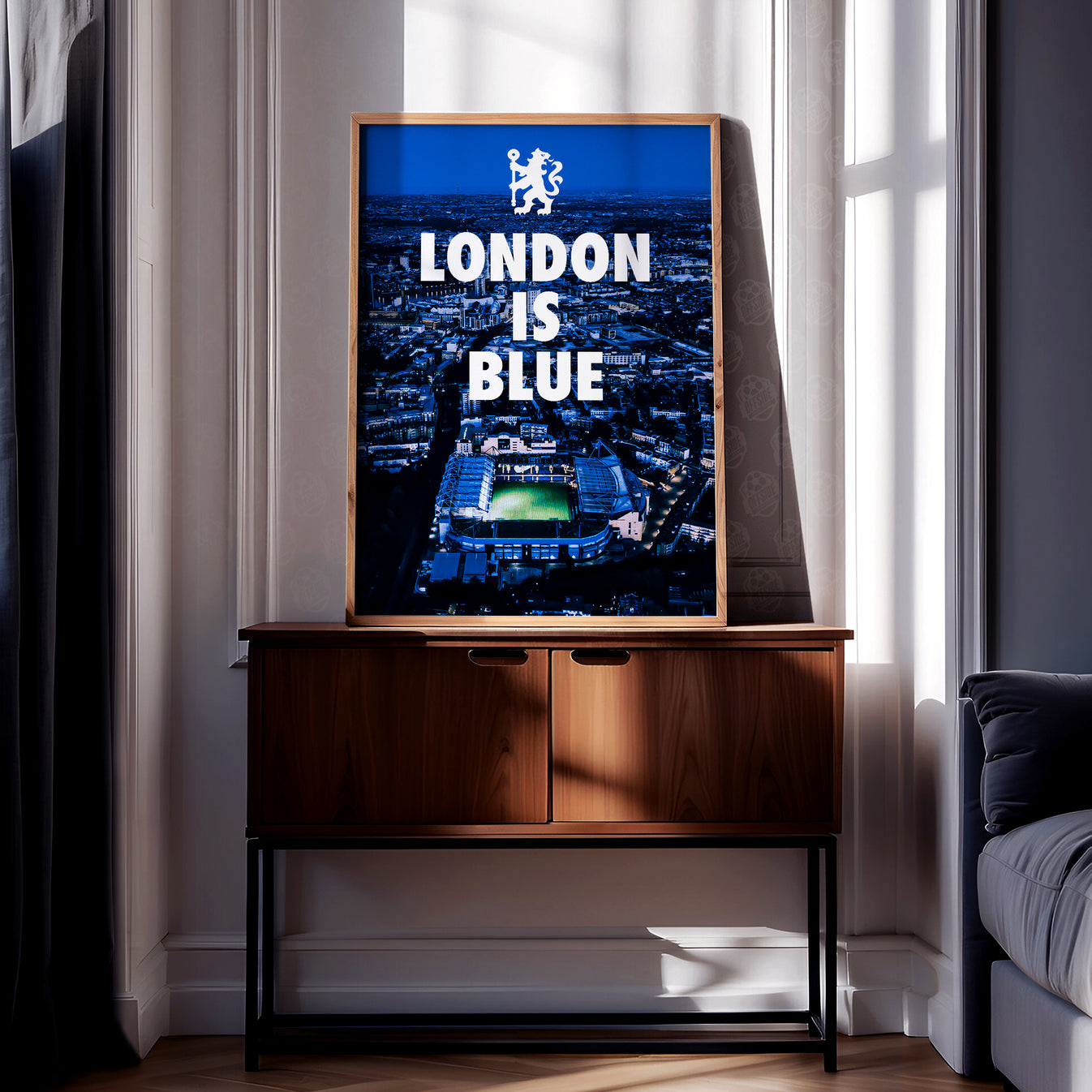 Chelsea 'London Is Blue' Poster – Offside Posters