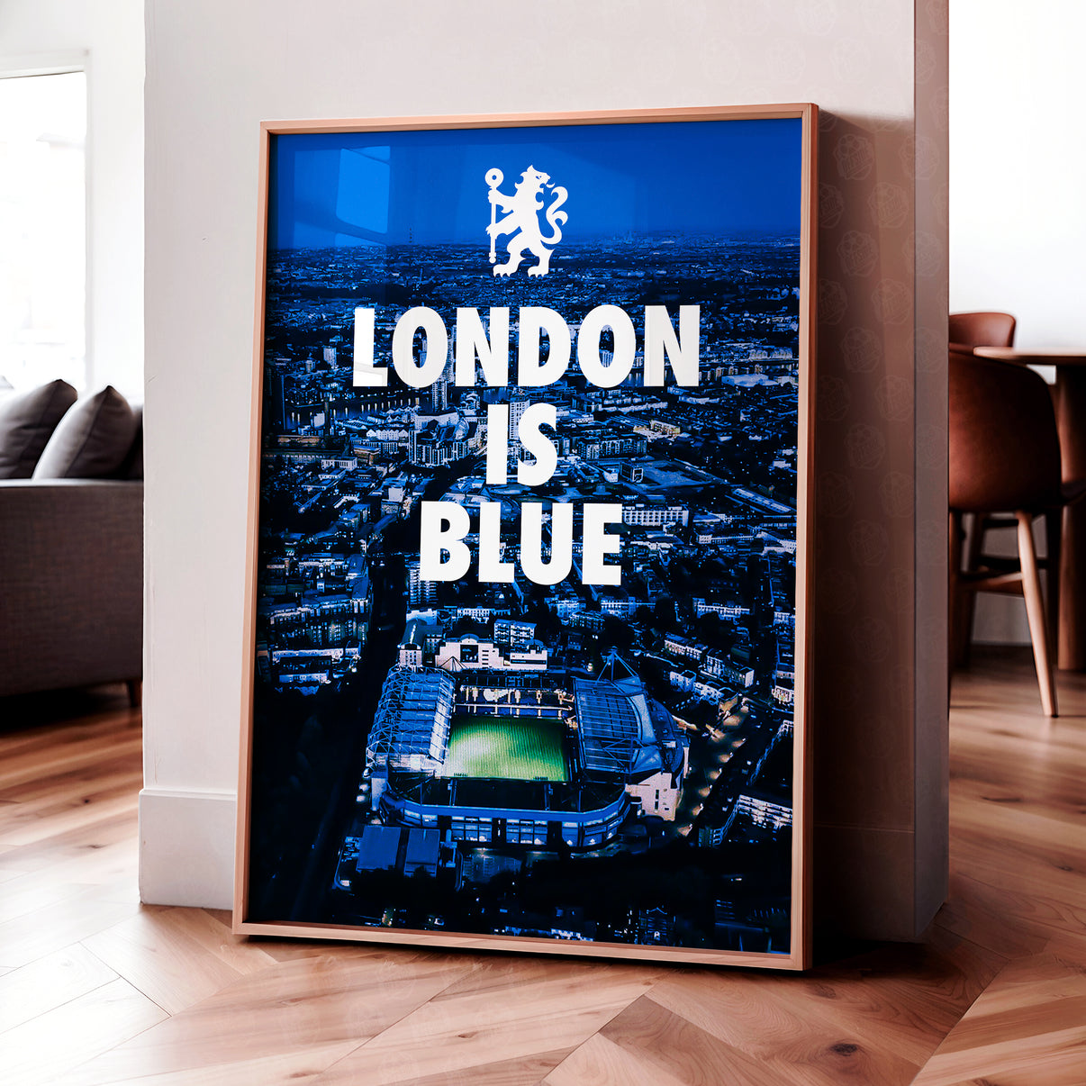 Chelsea 'London Is Blue' Poster – Offside Posters