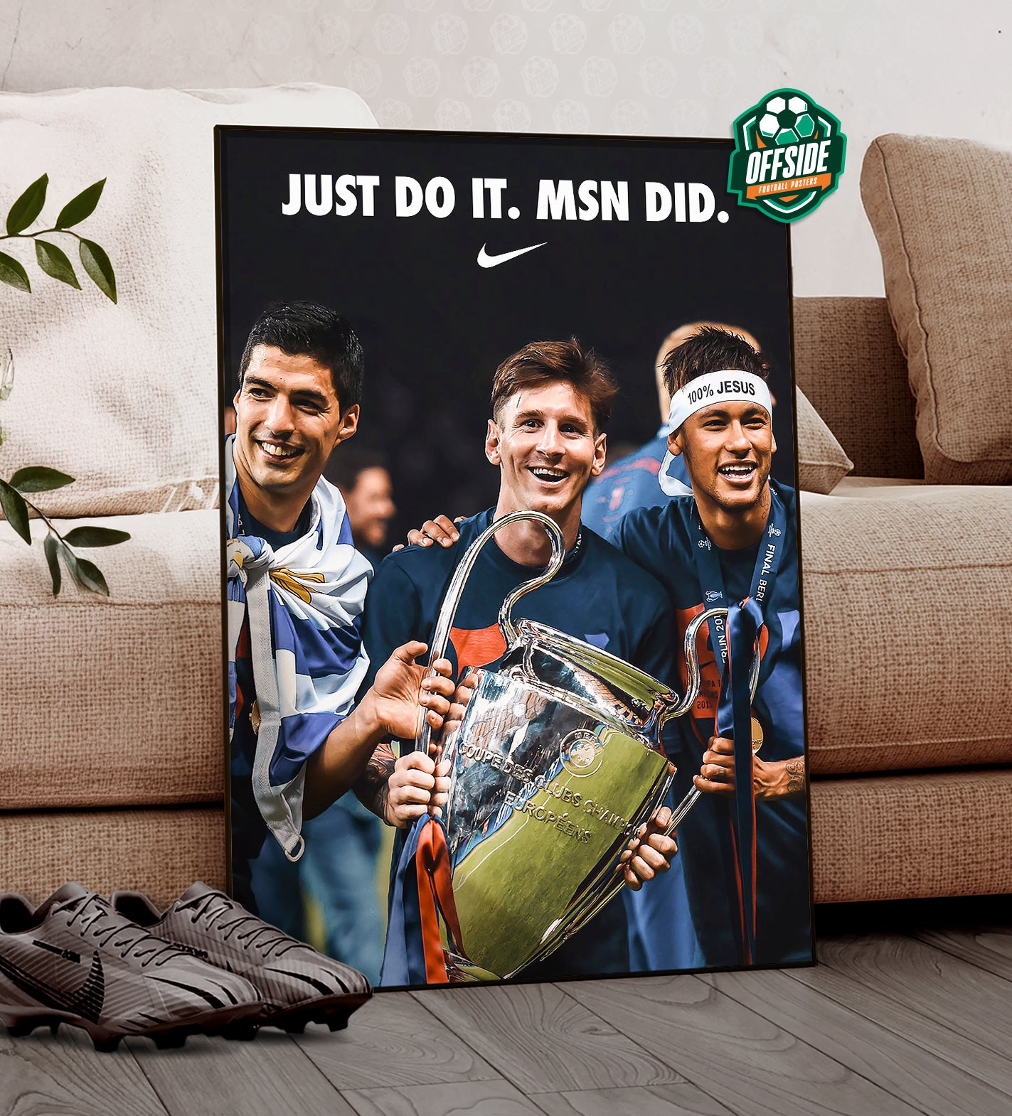 MSN Champions League Poster – Offside Posters