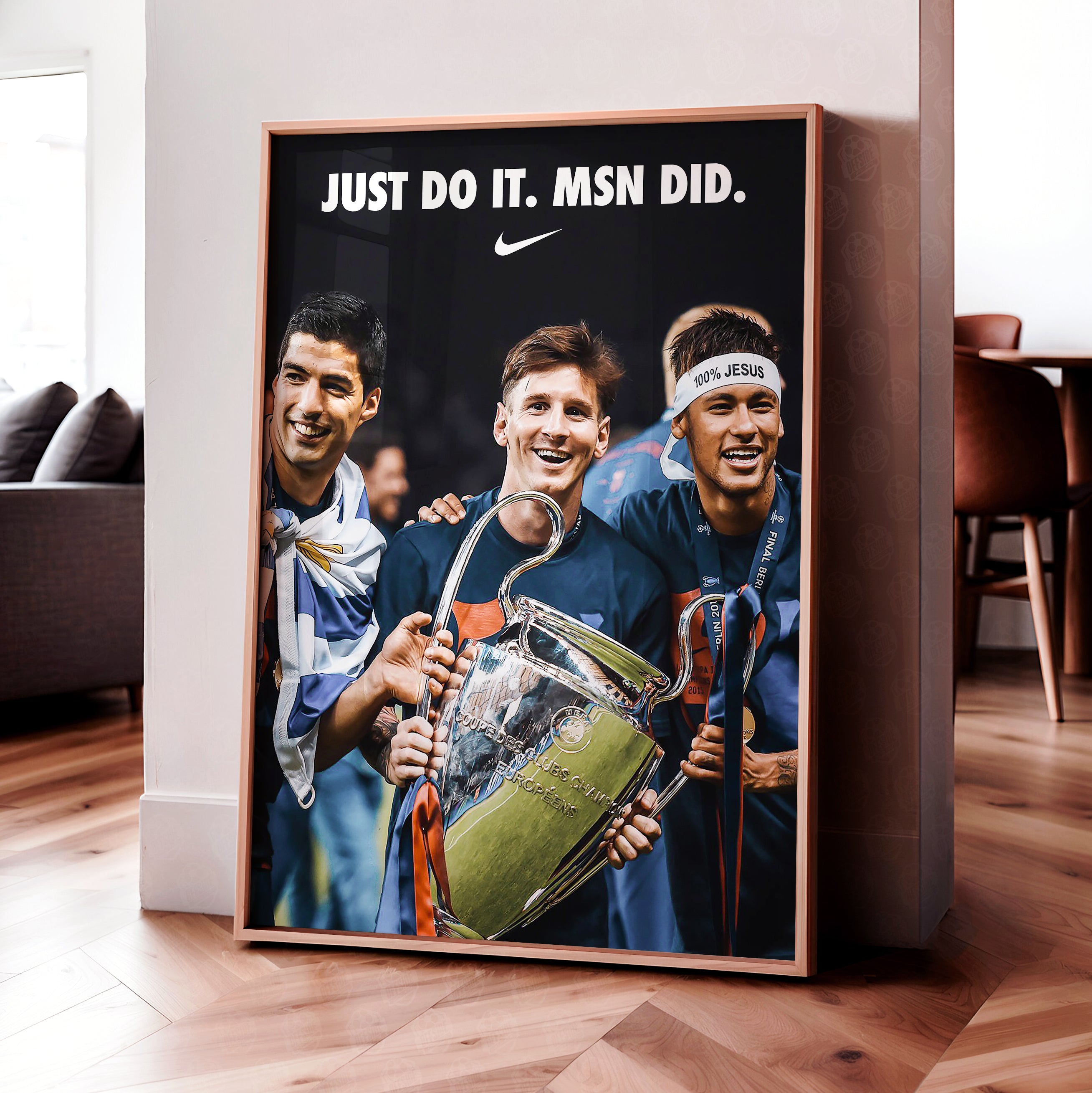 MSN Champions League Poster – Offside Posters