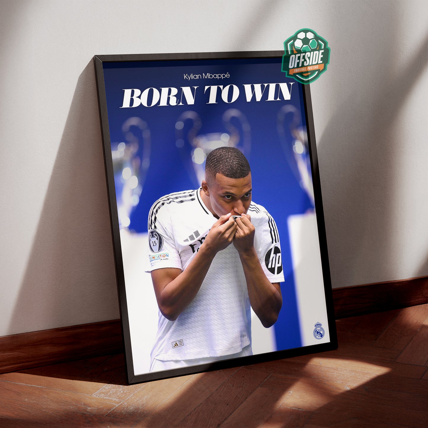 Kylian Mbappe 'Born to Win' Poster – Offside Posters