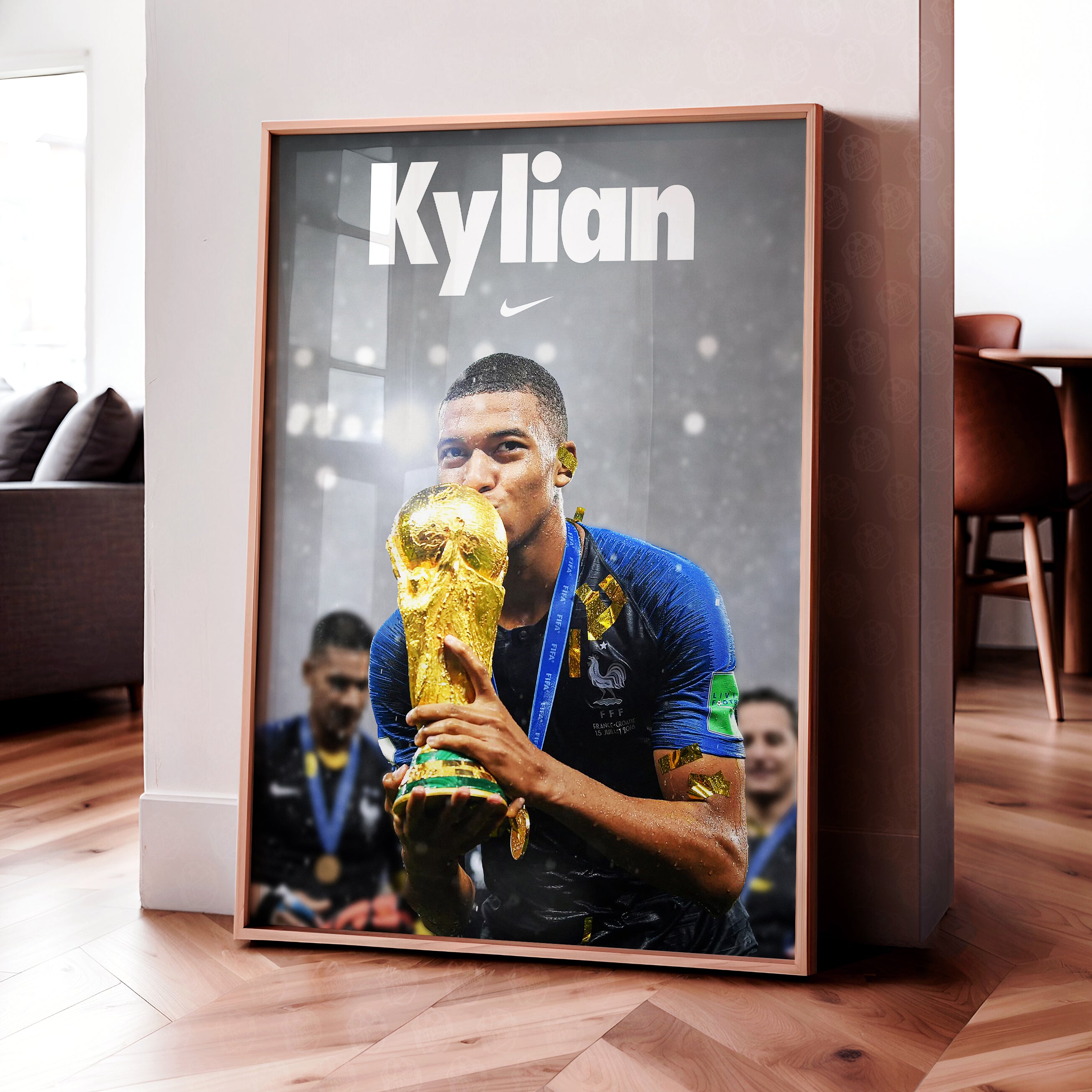 Kylian Mbappe 'World Cup' Poster – Offside Posters
