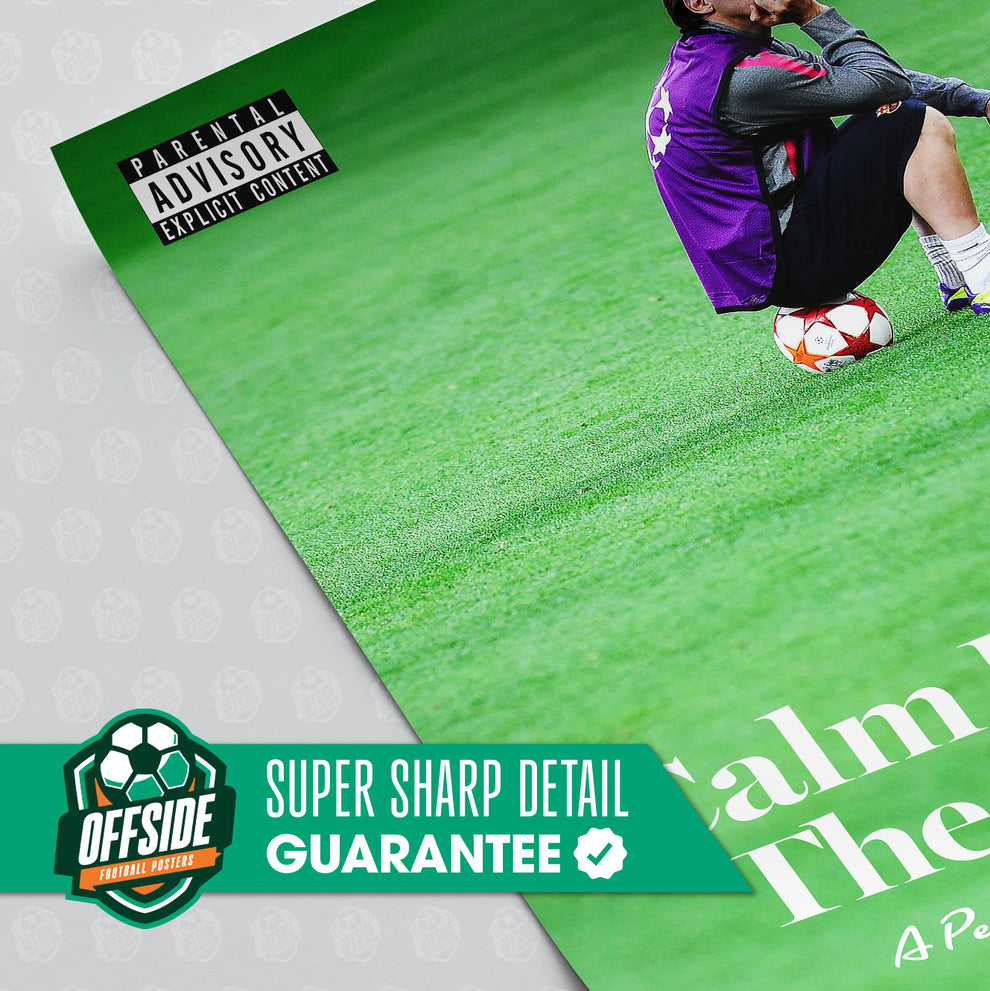 Lionel Messi 'Calm Before The Storm' Poster – Offside Posters