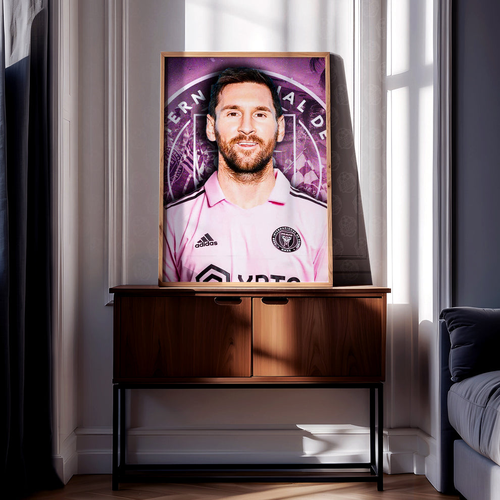 Lionel Messi 'Inter Miami' Poster – Offside Posters