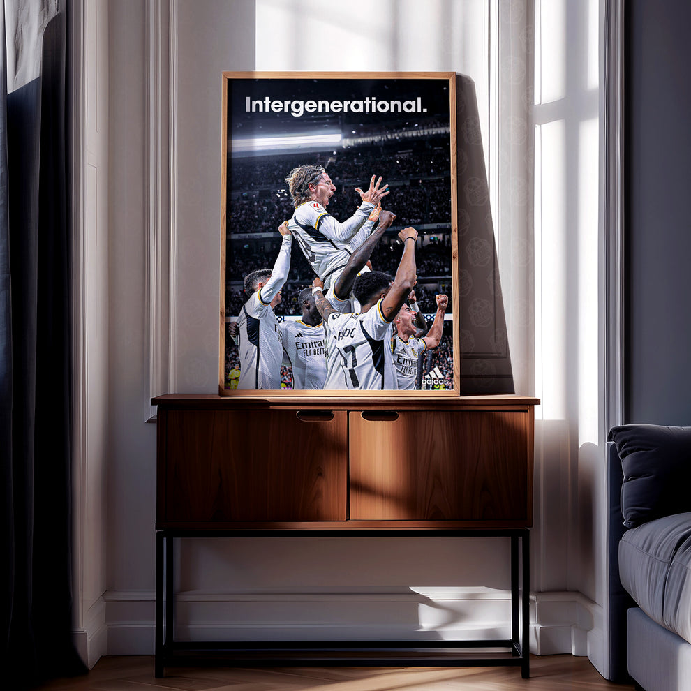 Luka Modric 'Intergenerational' Poster – Offside Posters