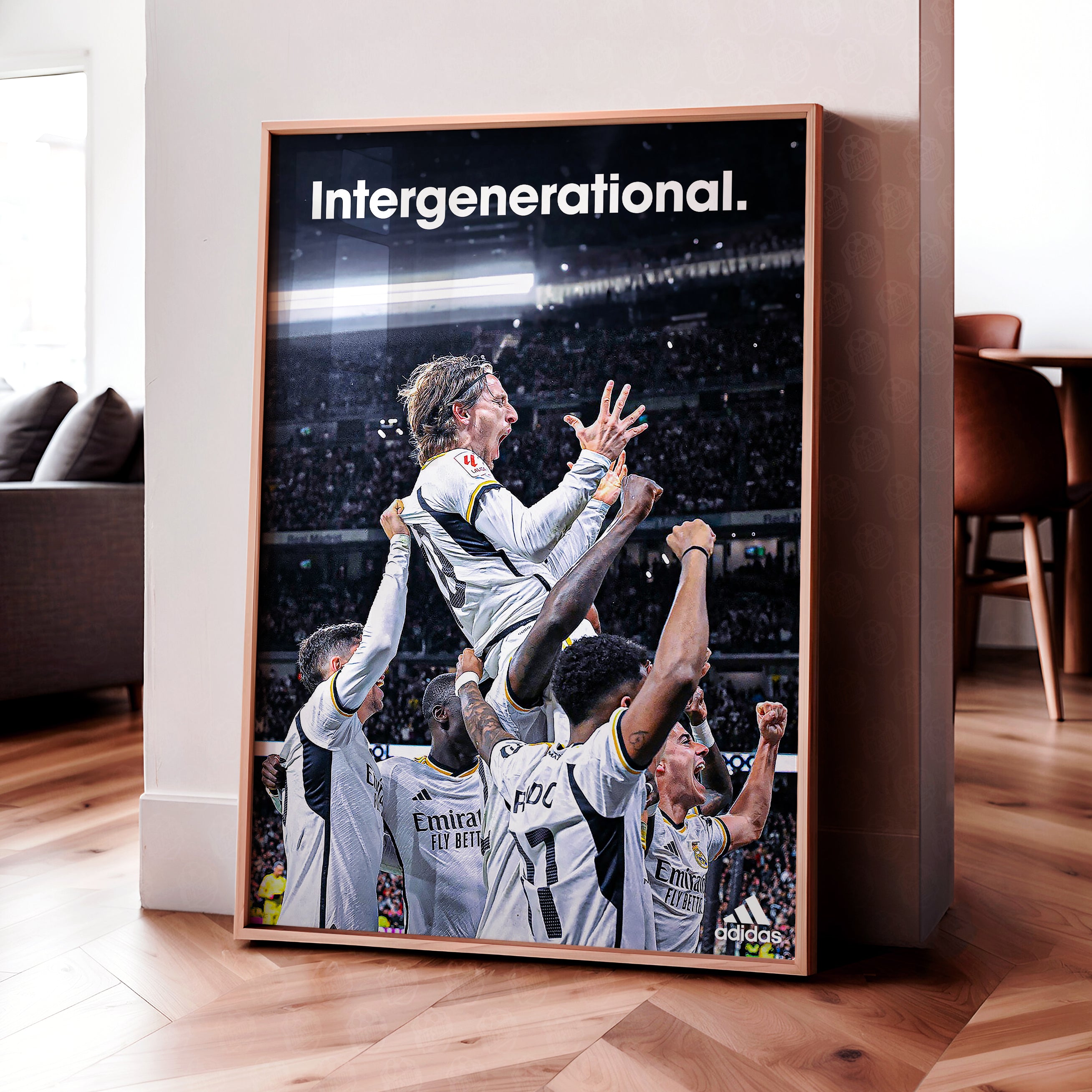 Luka Modric 'Intergenerational' Poster – Offside Posters