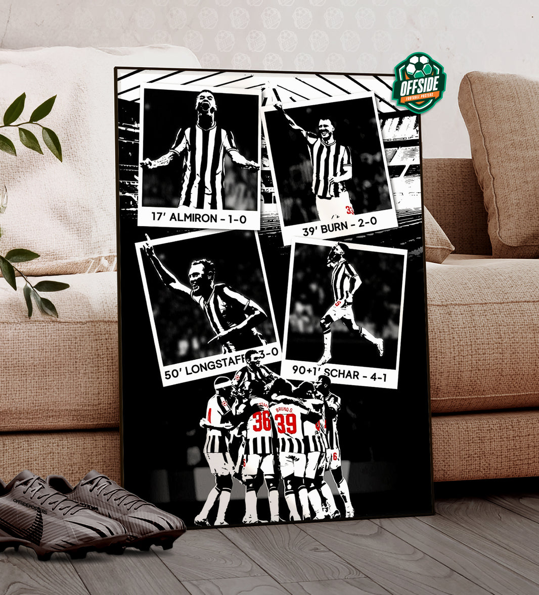 Newcastle United Posters – Offside Posters