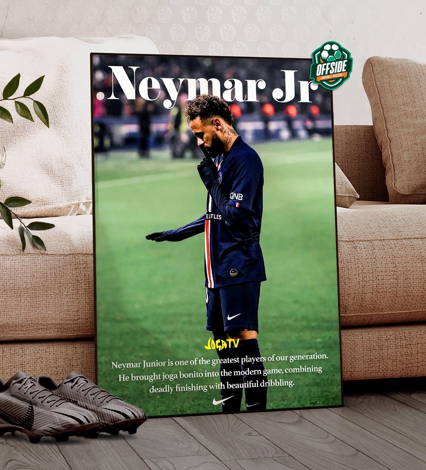 Neymar Jr. 'JogaTV' Poster – Offside Posters