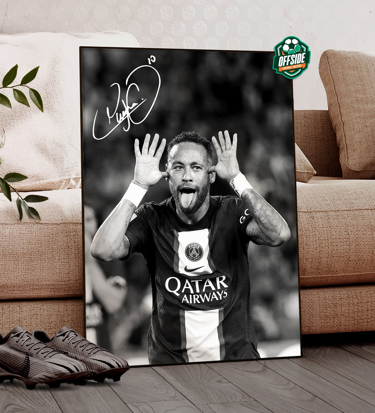 Neymar Signature Poster – Offside Posters