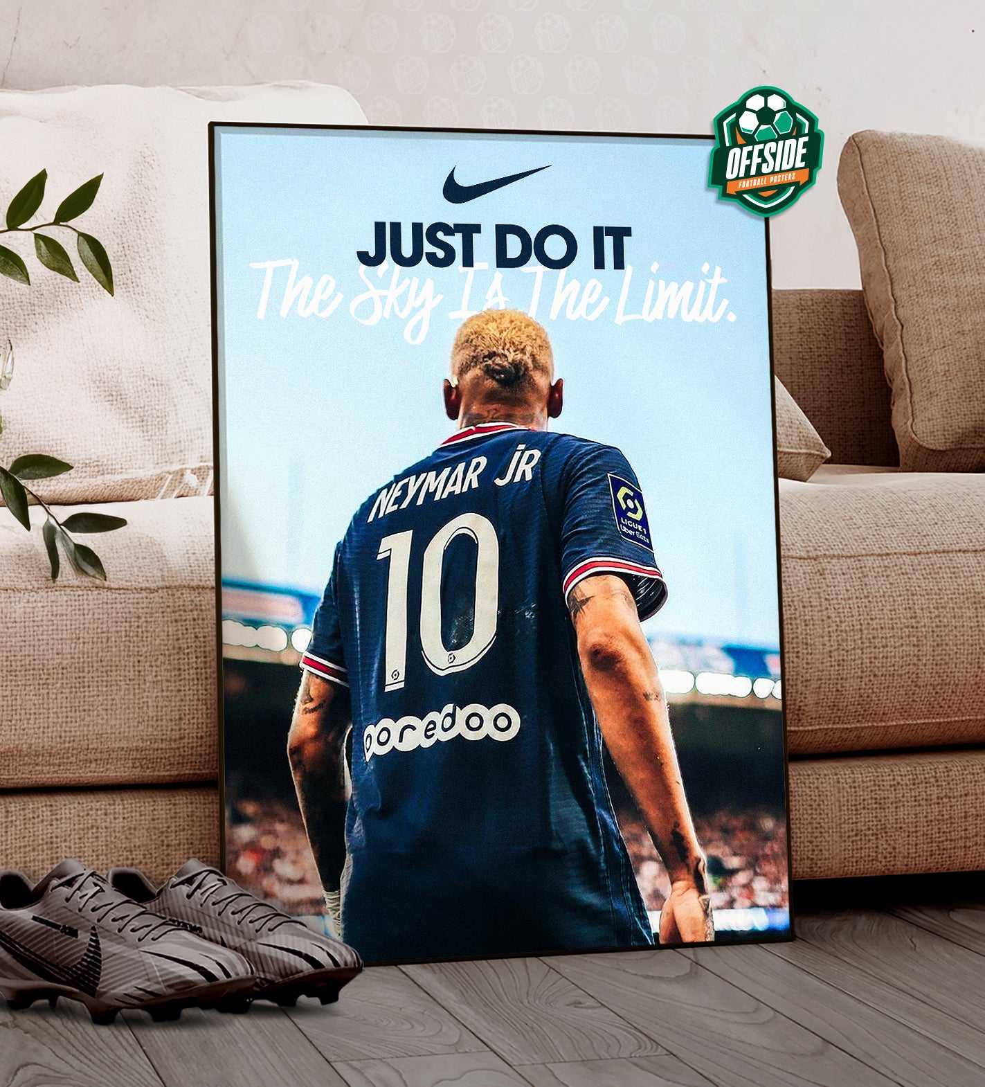 Neymar Jr. 'Sky Is The Limit' Poster – Offside Posters