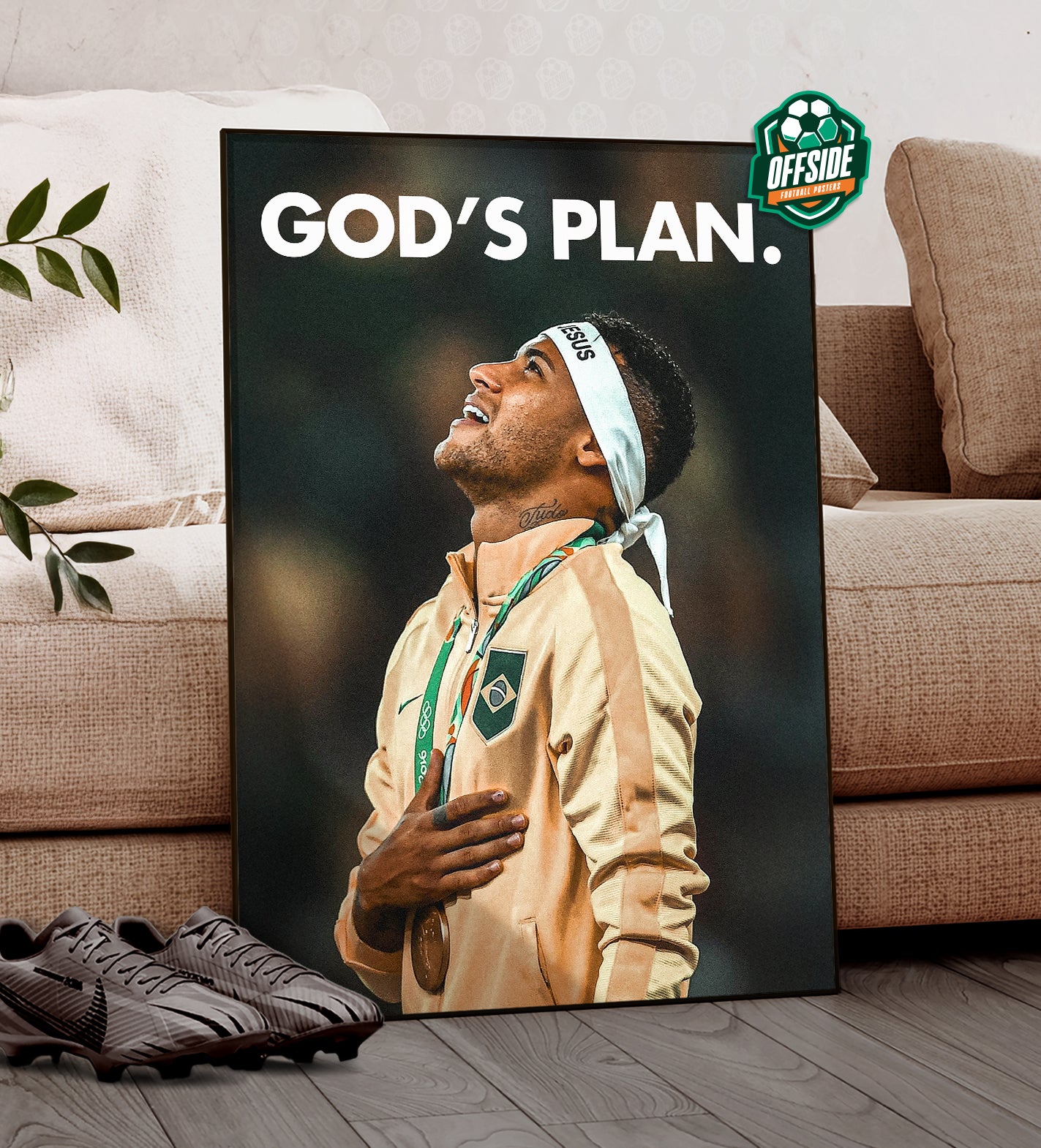 Neymar 'God's Plan' Poster – Offside Posters