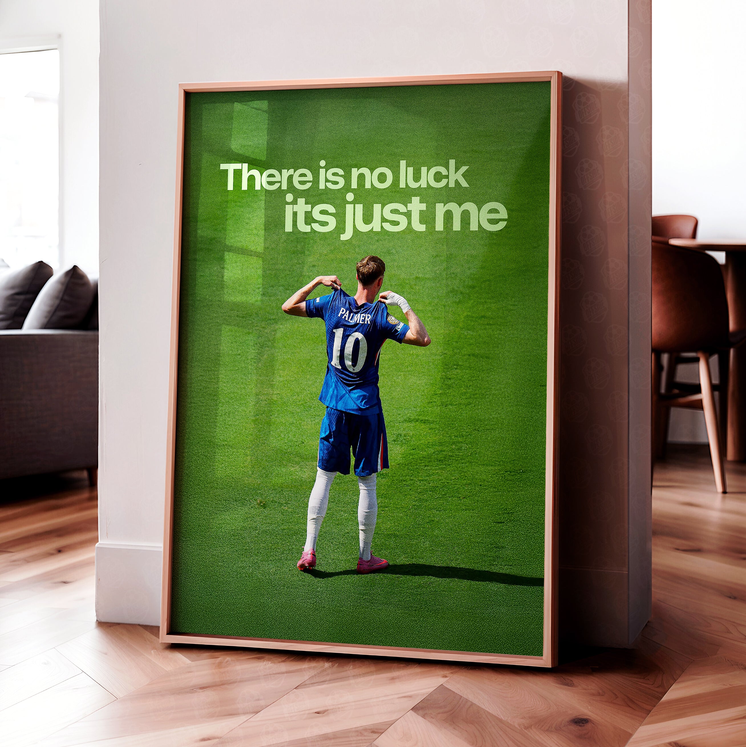 Cole Palmer 'No Luck, Just Me' Poster – Offside Posters