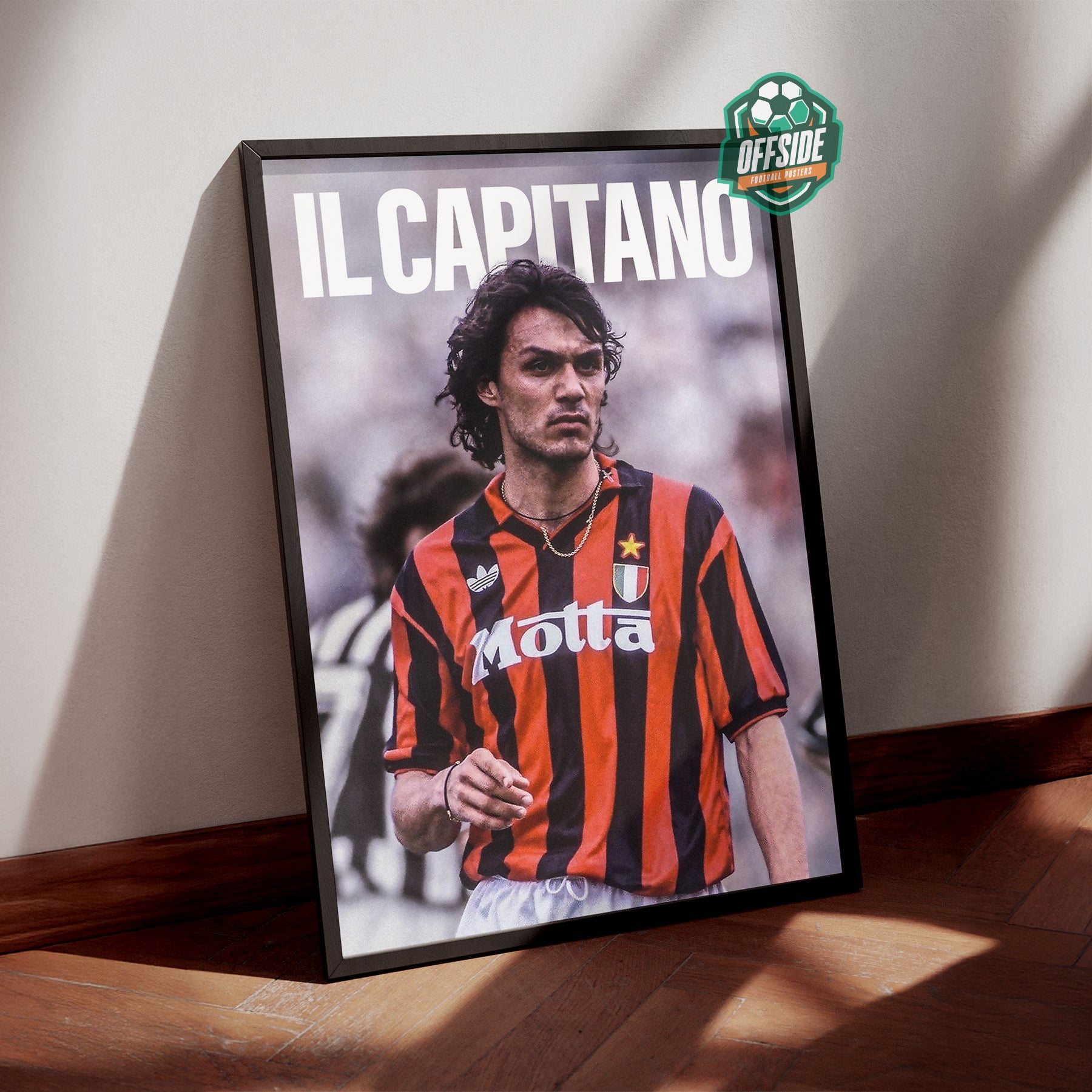 Paolo Maldini 'Il Capitano' Poster – Offside Posters