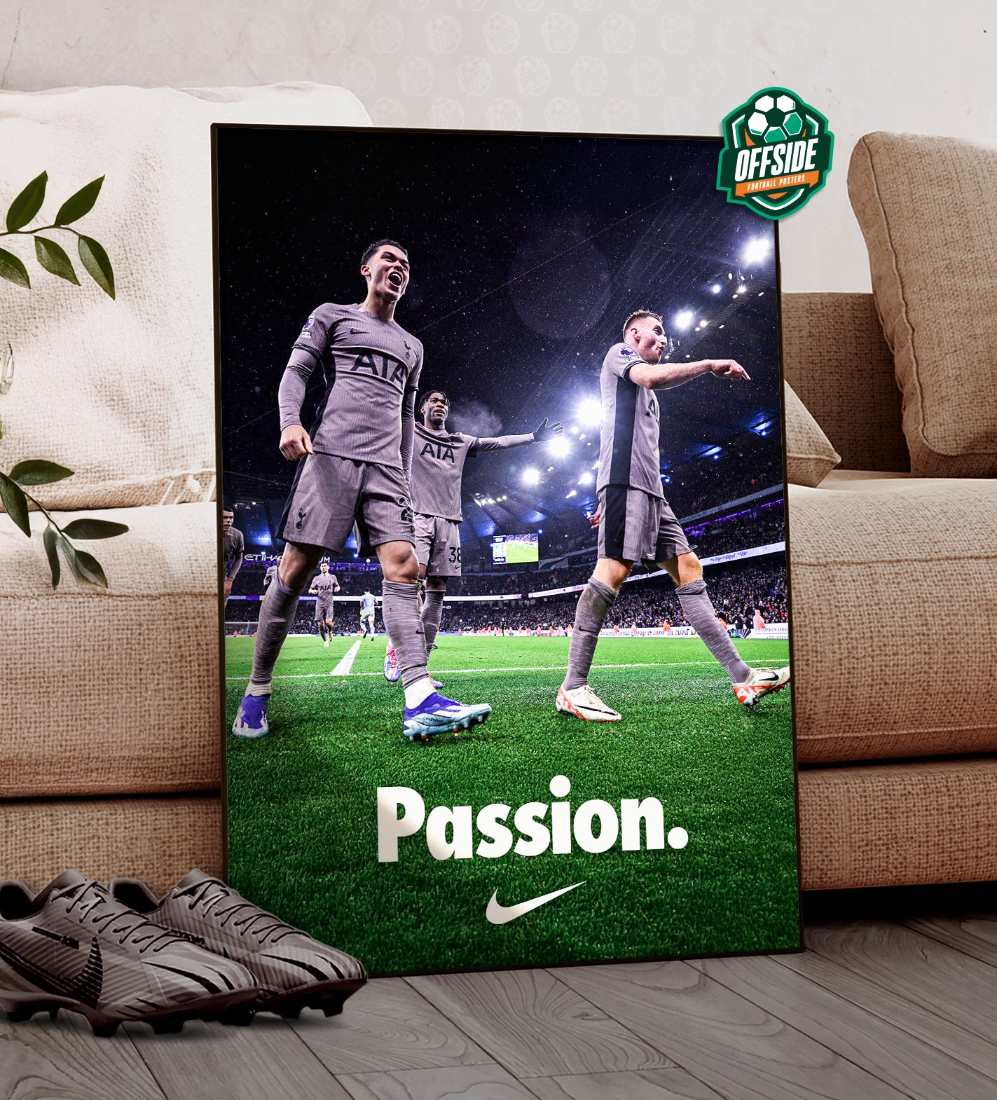 Tottenham Hotspur 'Passion' Poster – Offside Posters