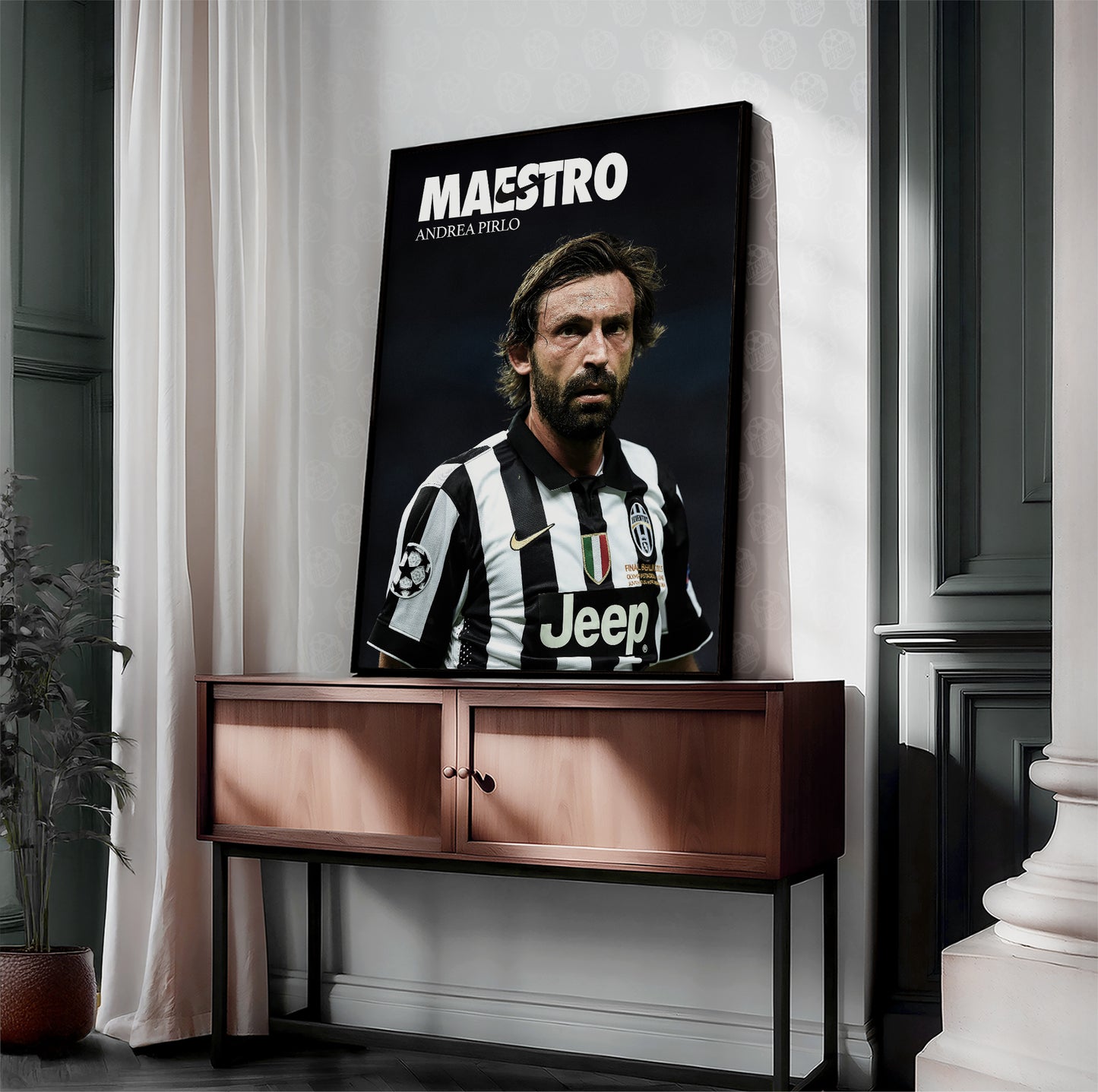 Andrea Pirlo 'Maestro' Poster – Offside Posters
