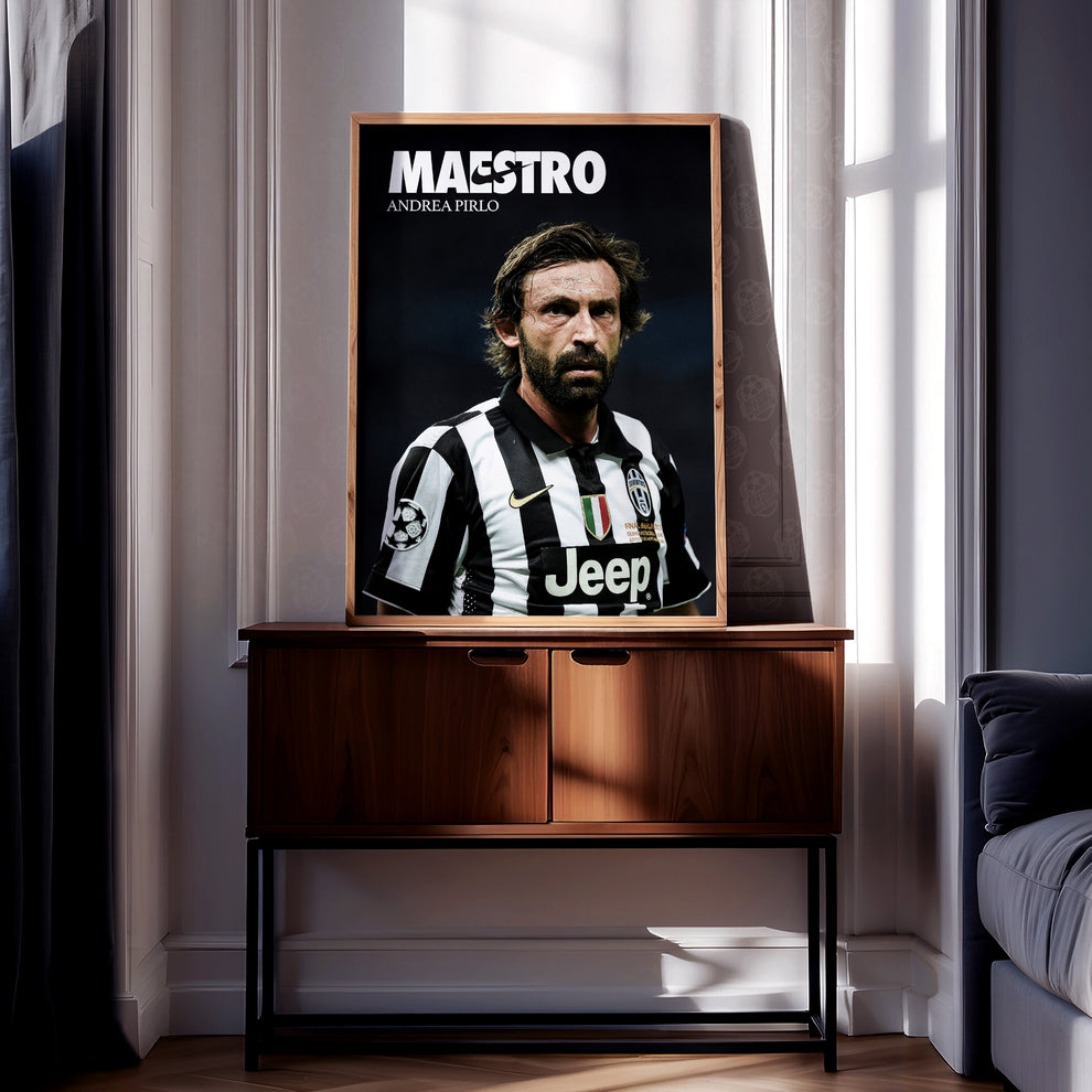Andrea Pirlo 'Maestro' Poster – Offside Posters