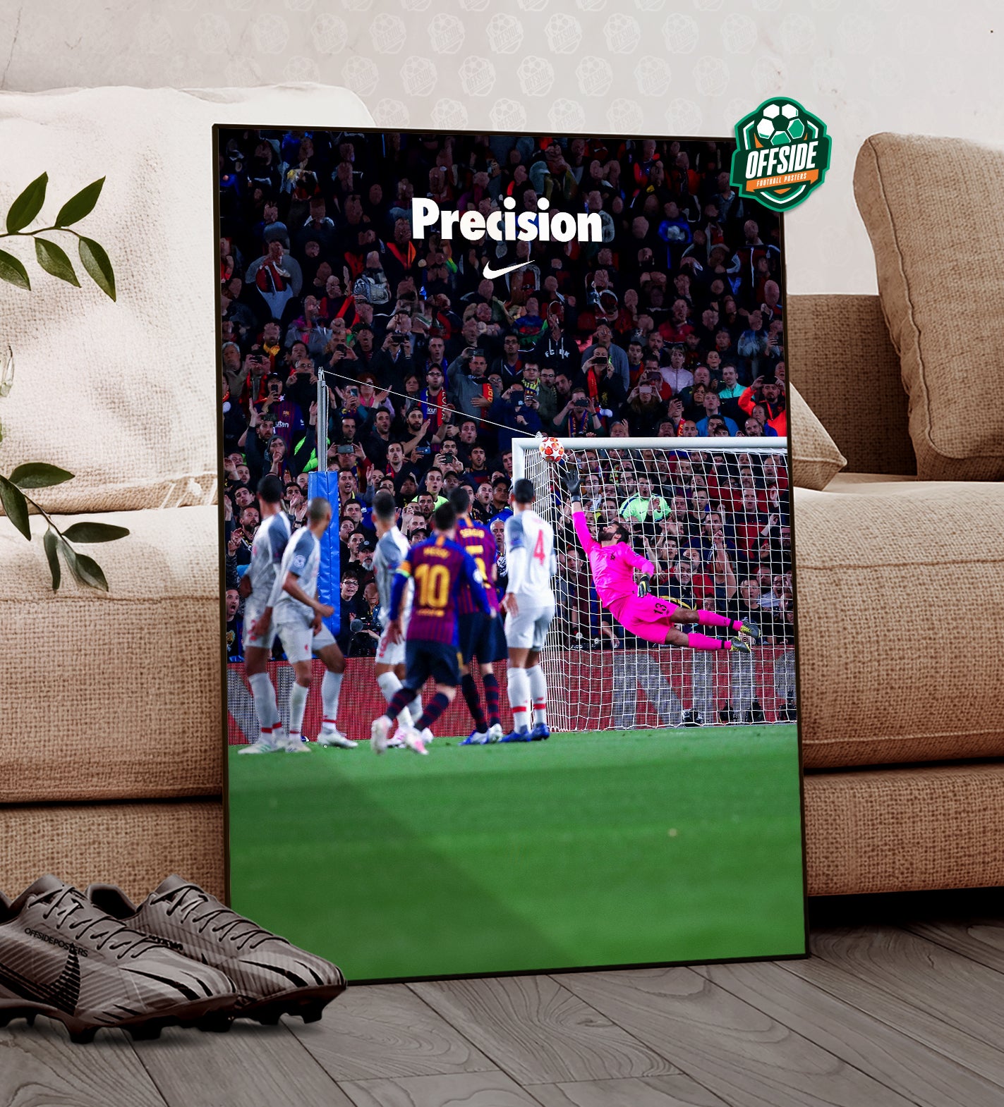 Lionel Messi 'Precision' Poster – Offside Posters