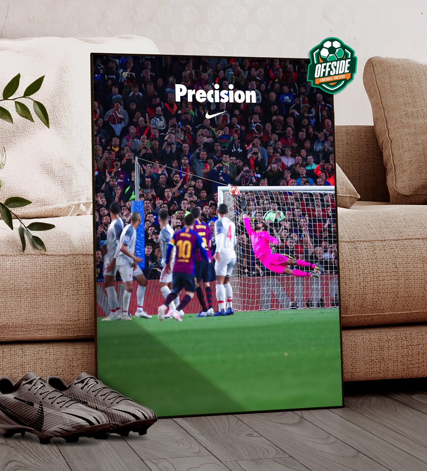 Lionel Messi 'Precision' Poster – Offside Posters