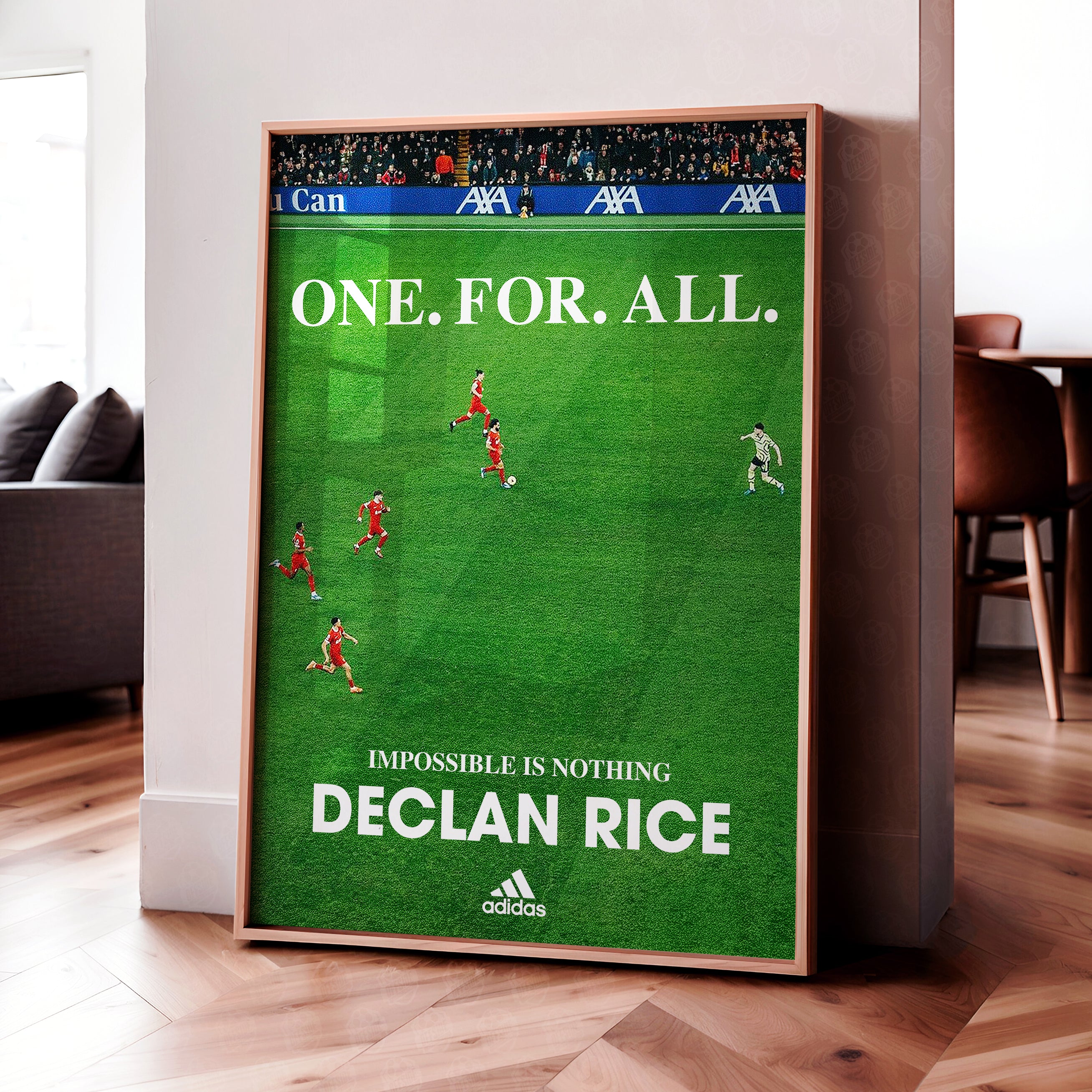 Declan Rice 'One. For. All.' Poster – Offside Posters