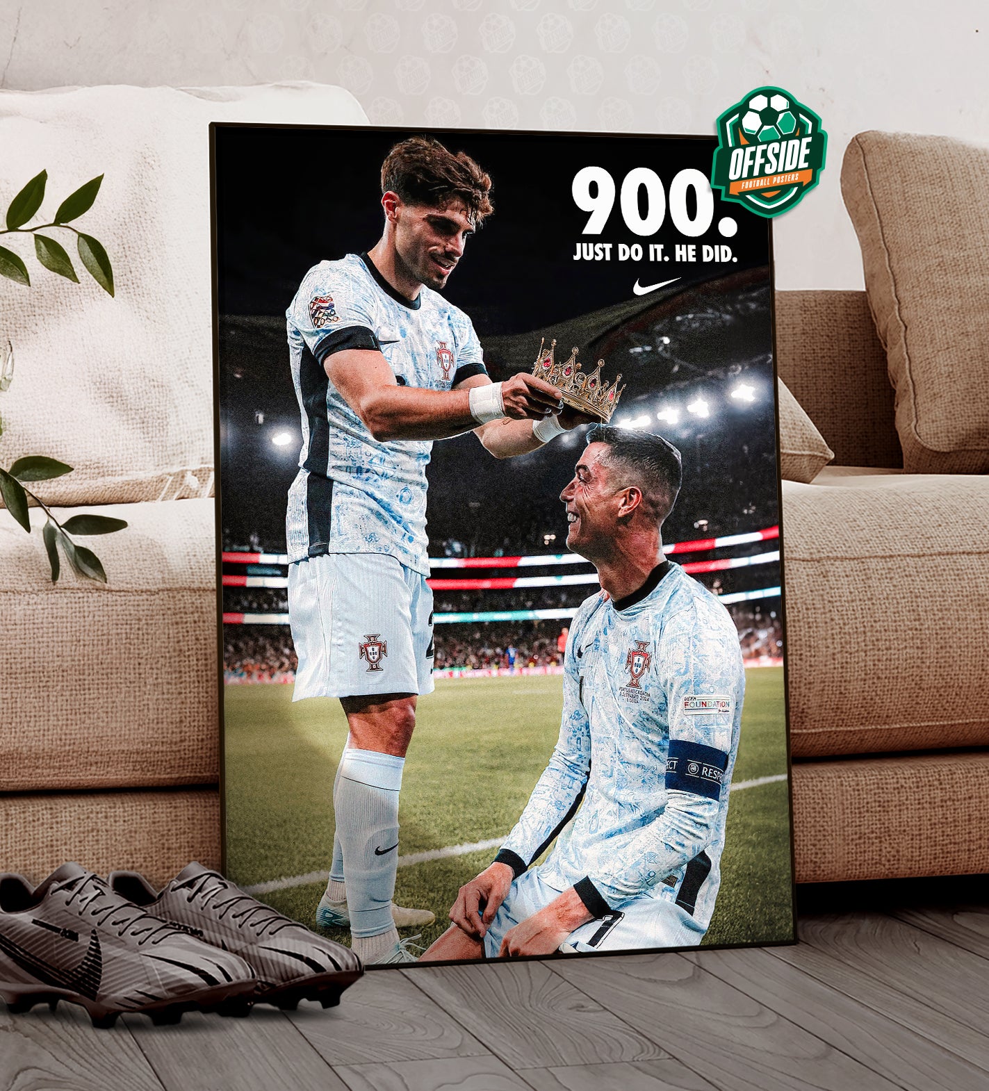 Cristiano Ronaldo '900' Poster – Offside Posters