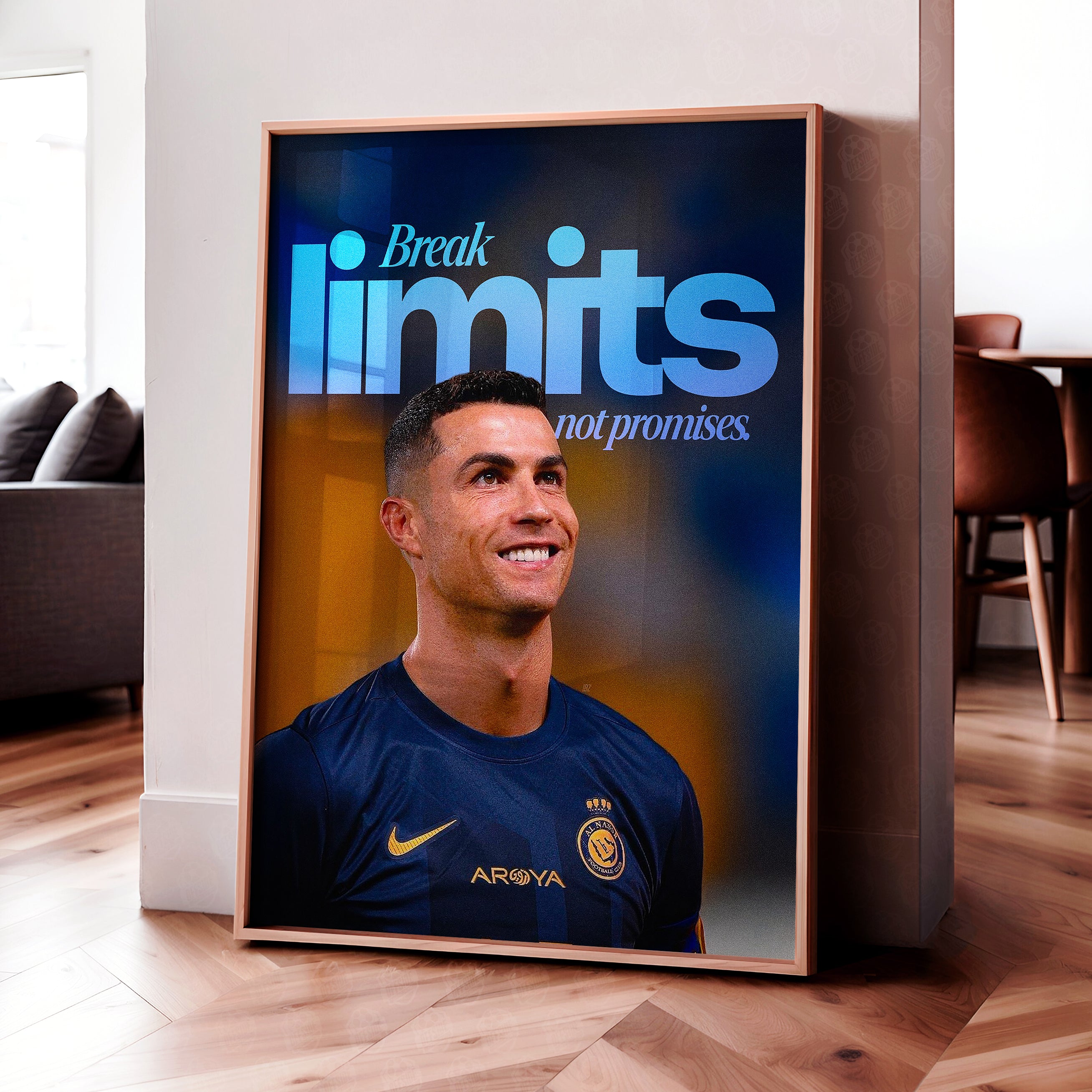 Cristiano Ronaldo 'Break Limits' Poster – Offside Posters