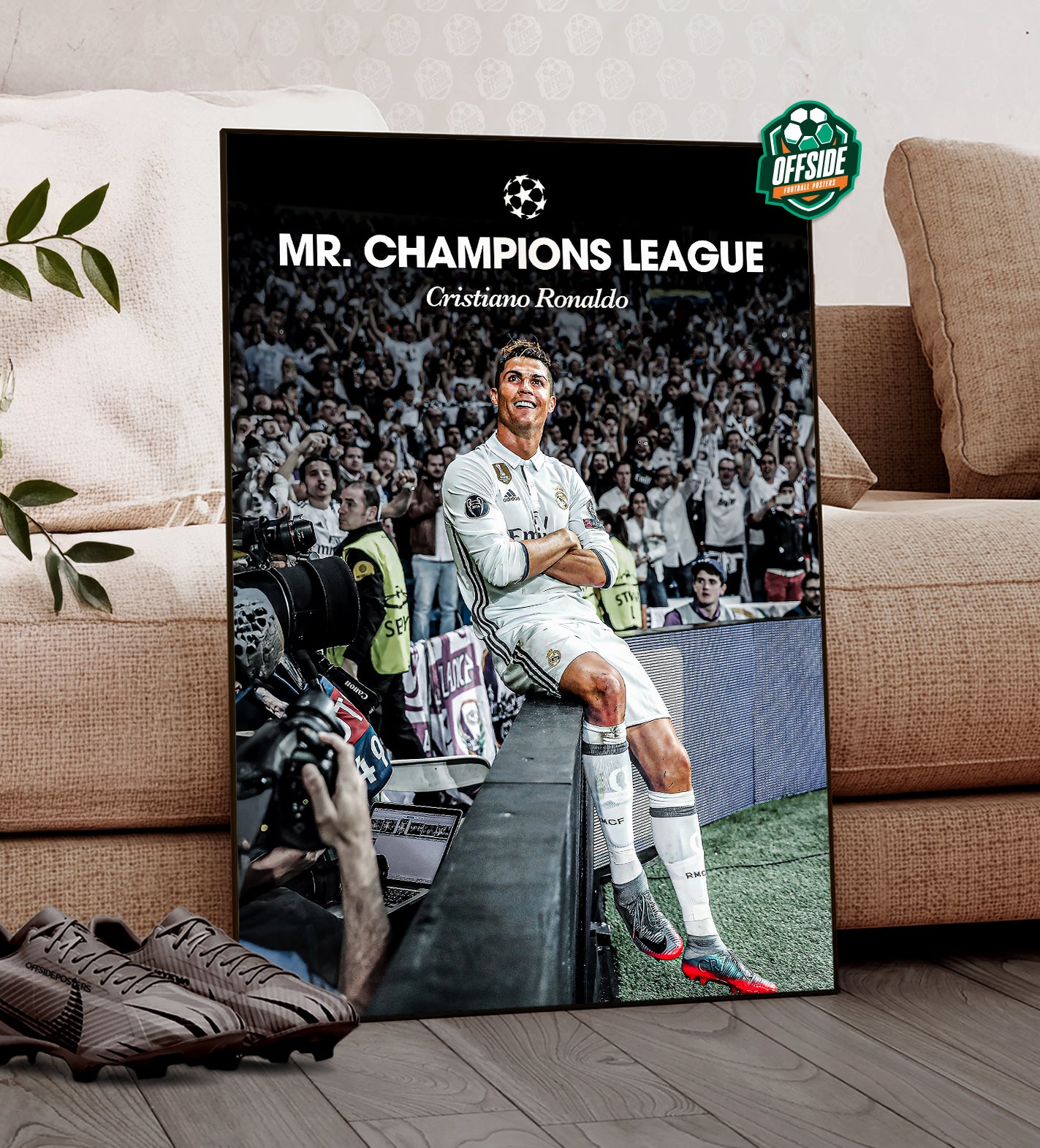 Cristiano Ronaldo 'Mr Champions League' Poster – Offside Posters