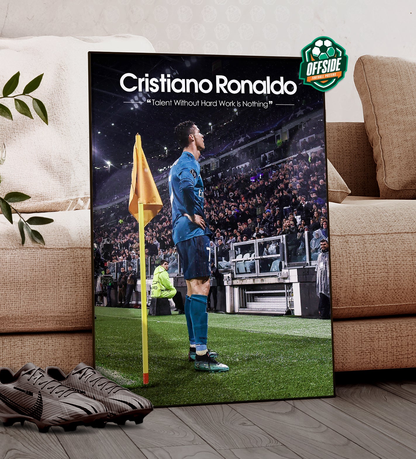 Cristiano Ronaldo 'Talent' Poster – Offside Posters