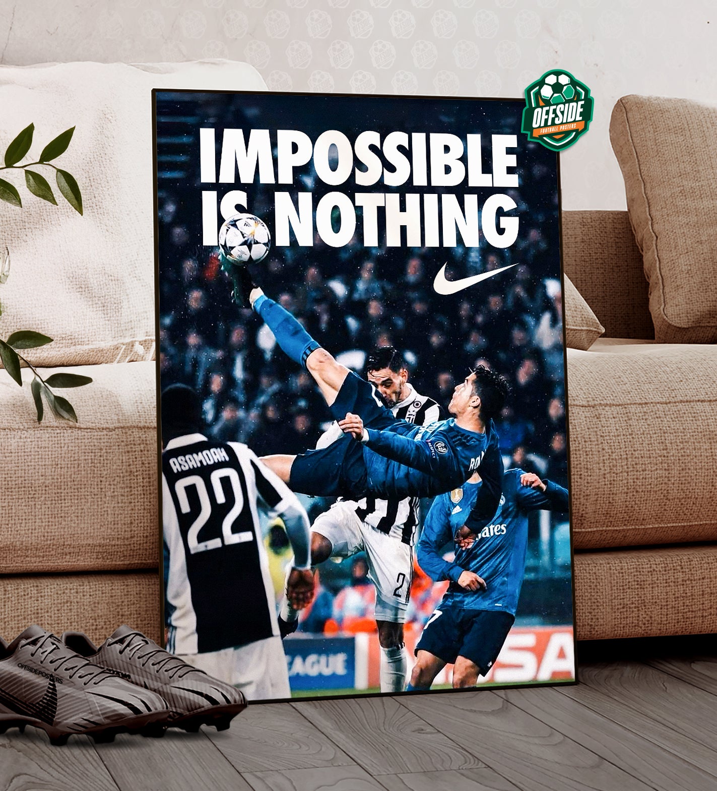 Cristiano Ronaldo 'Impossible' Poster – Offside Posters