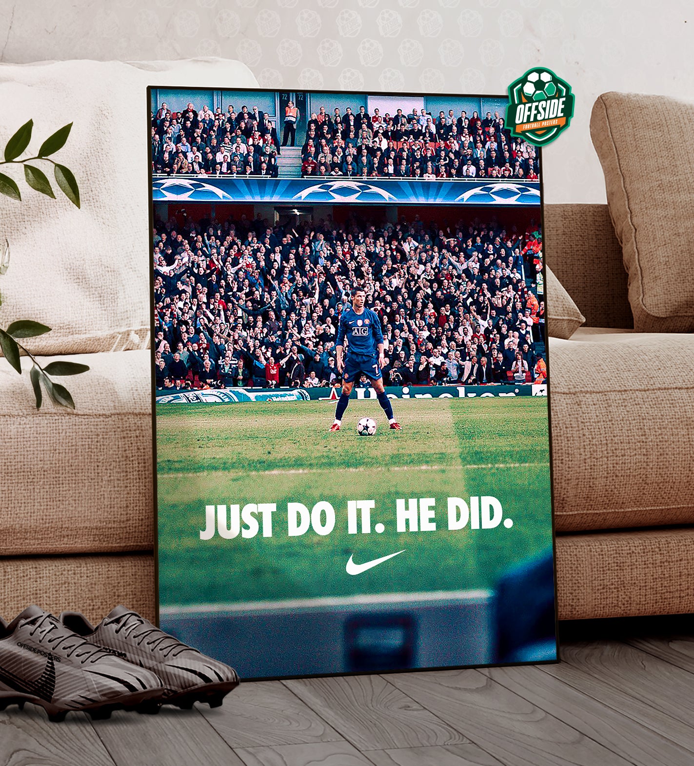 Cristiano Ronaldo 'Never Too Far' Poster – Offside Posters