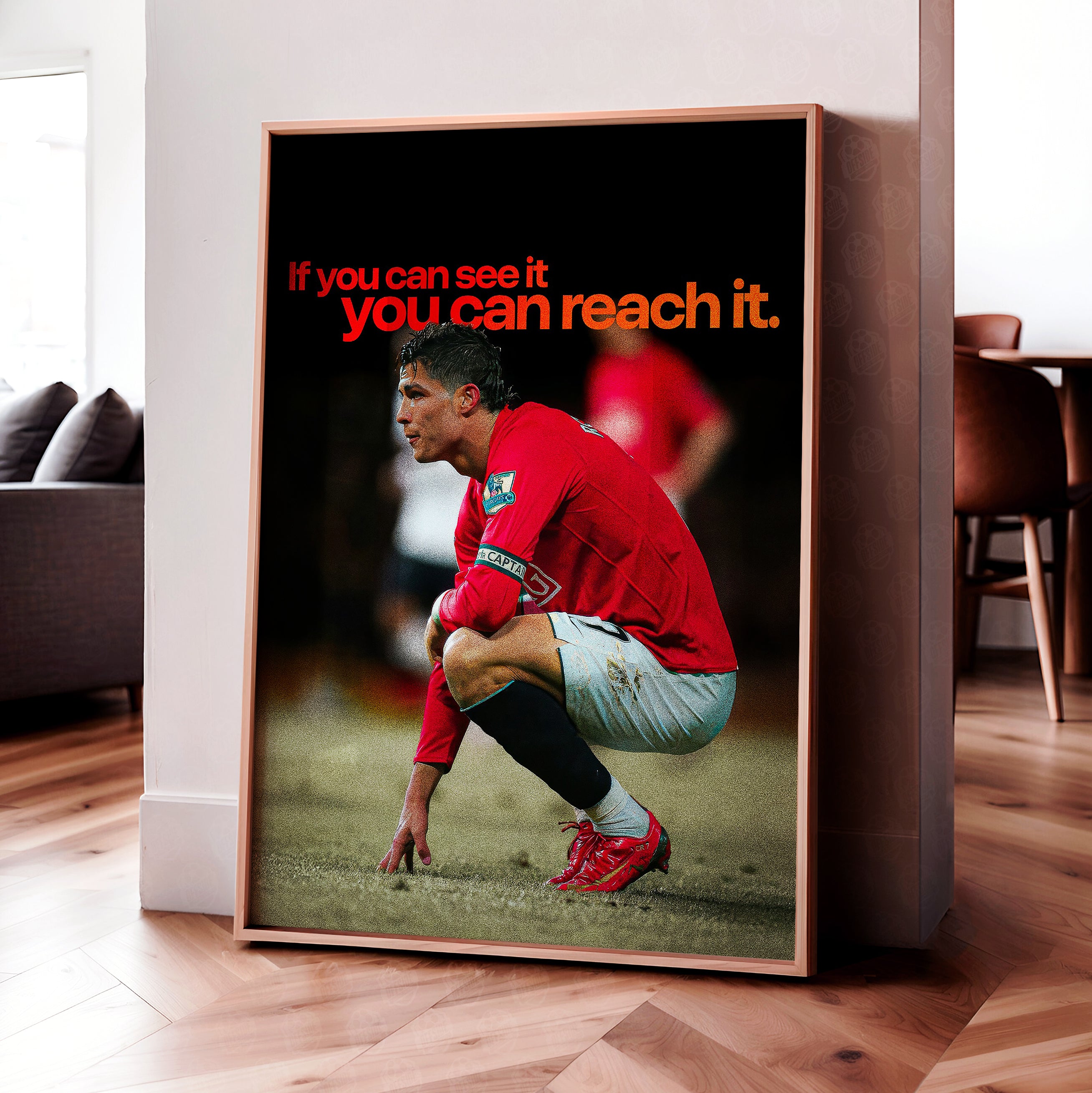 Cristiano Ronaldo 'Reach It' Poster – Offside Posters