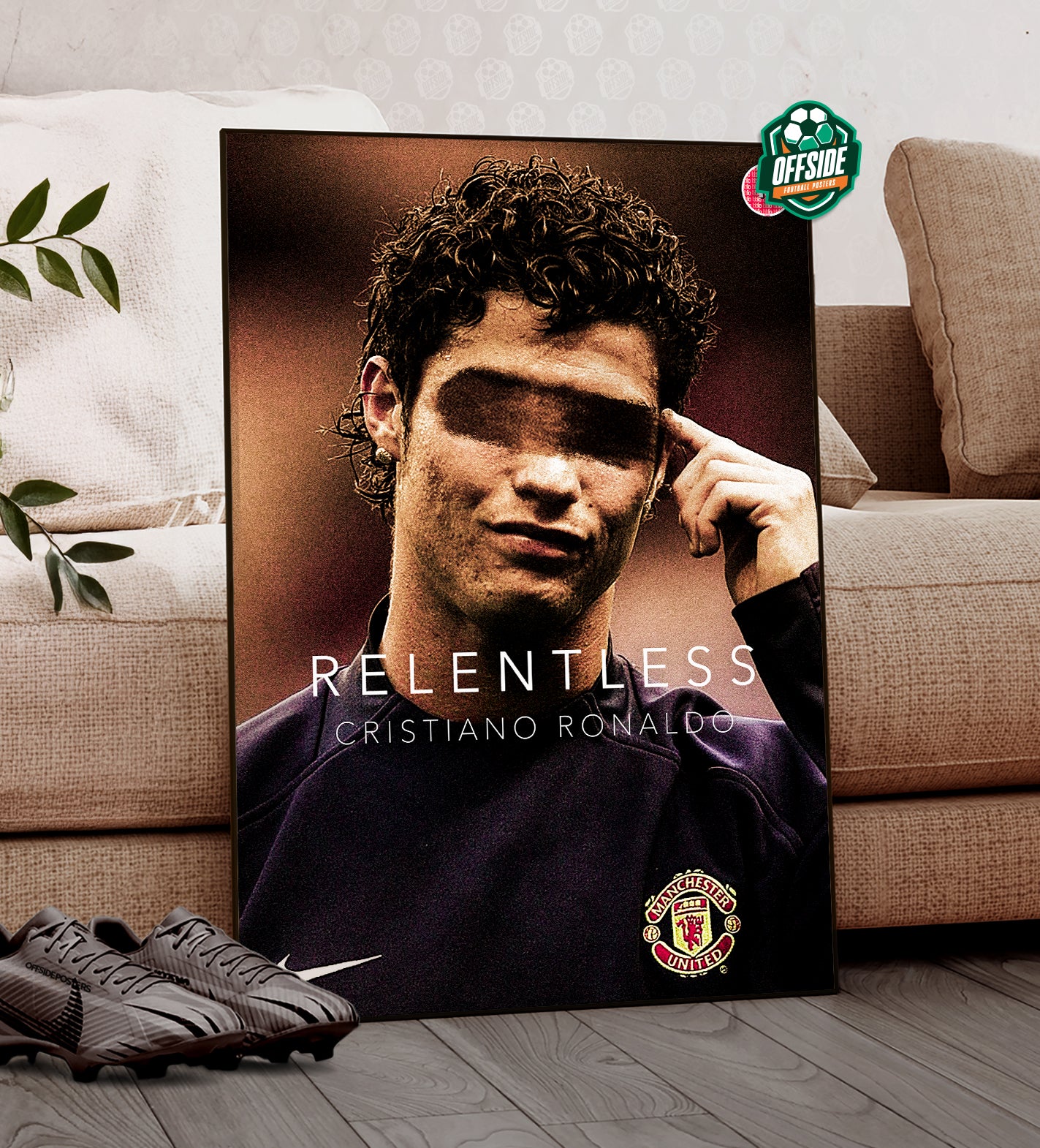 Cristiano Ronaldo 'Relentless' Poster – Offside Posters