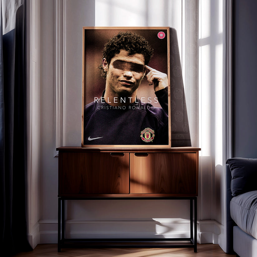 Cristiano Ronaldo 'Relentless' Poster – Offside Posters