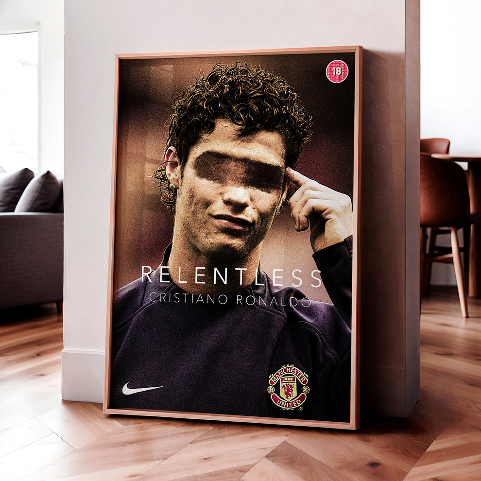 Cristiano Ronaldo 'Relentless' Poster – Offside Posters