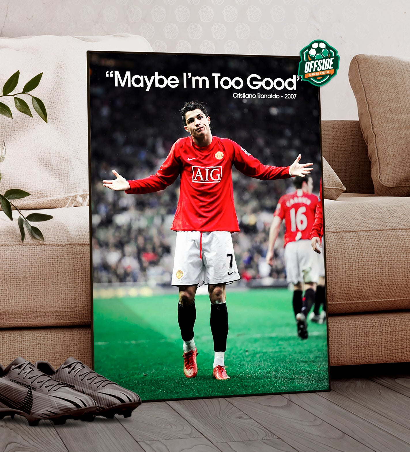 Cristiano Ronaldo 'Too Good' Poster – Offside Posters