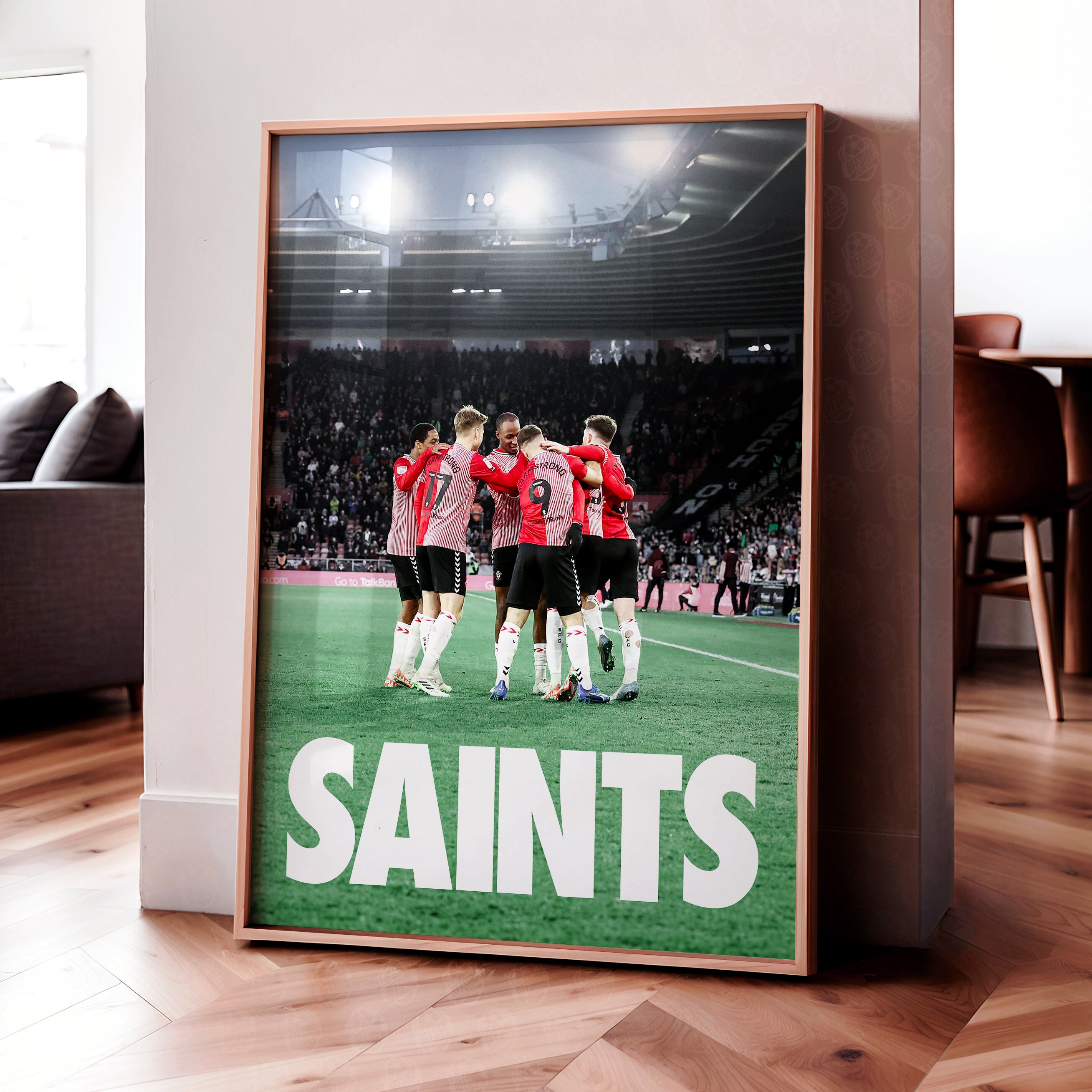 Southampton 'Saints' Poster – Offside Posters