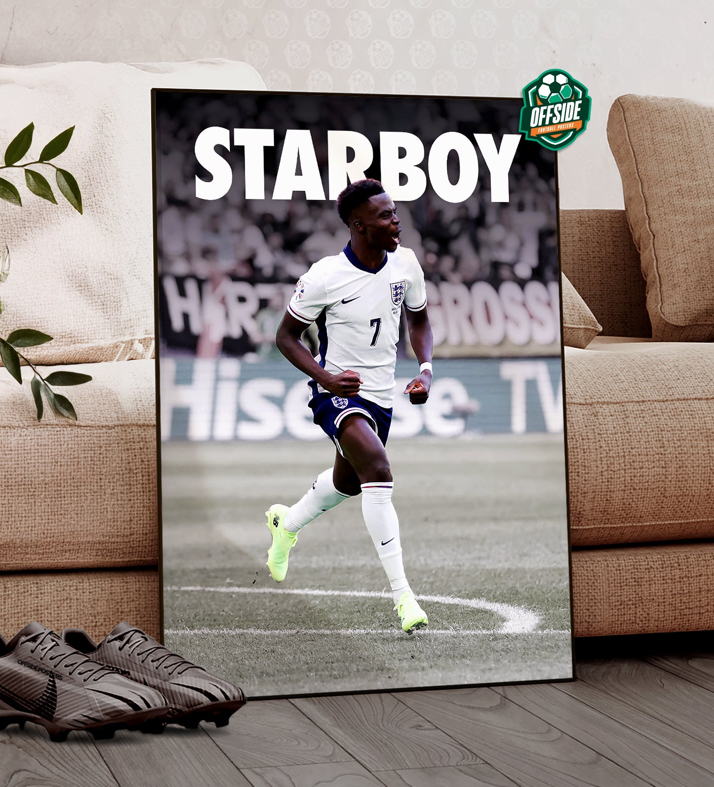 Bukayo Saka 'Starboy' Poster – Offside Posters
