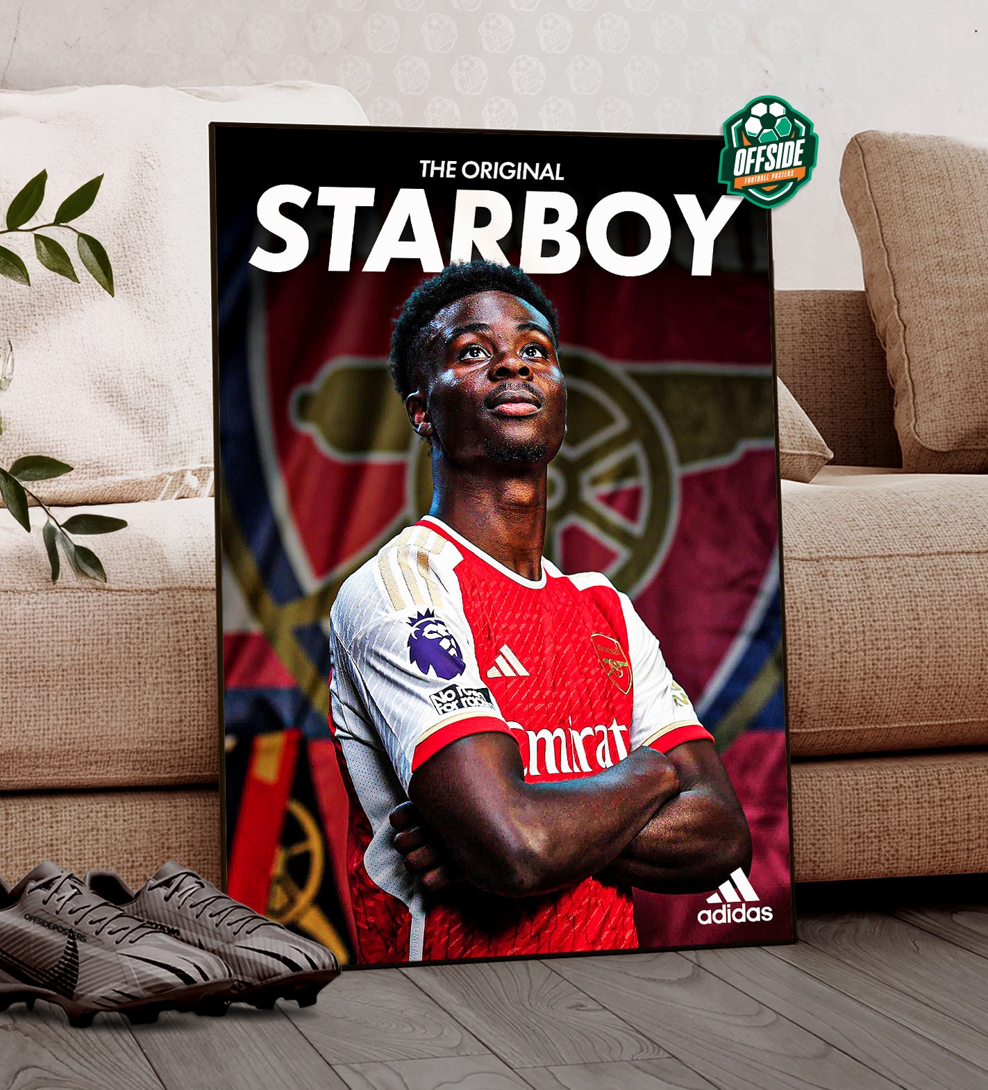 Bukayo Saka 'Original Starboy' Poster – Offside Posters