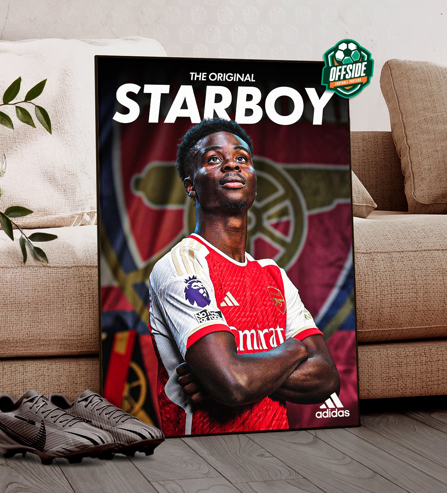 Bukayo Saka 'Original Starboy' Poster – Offside Posters