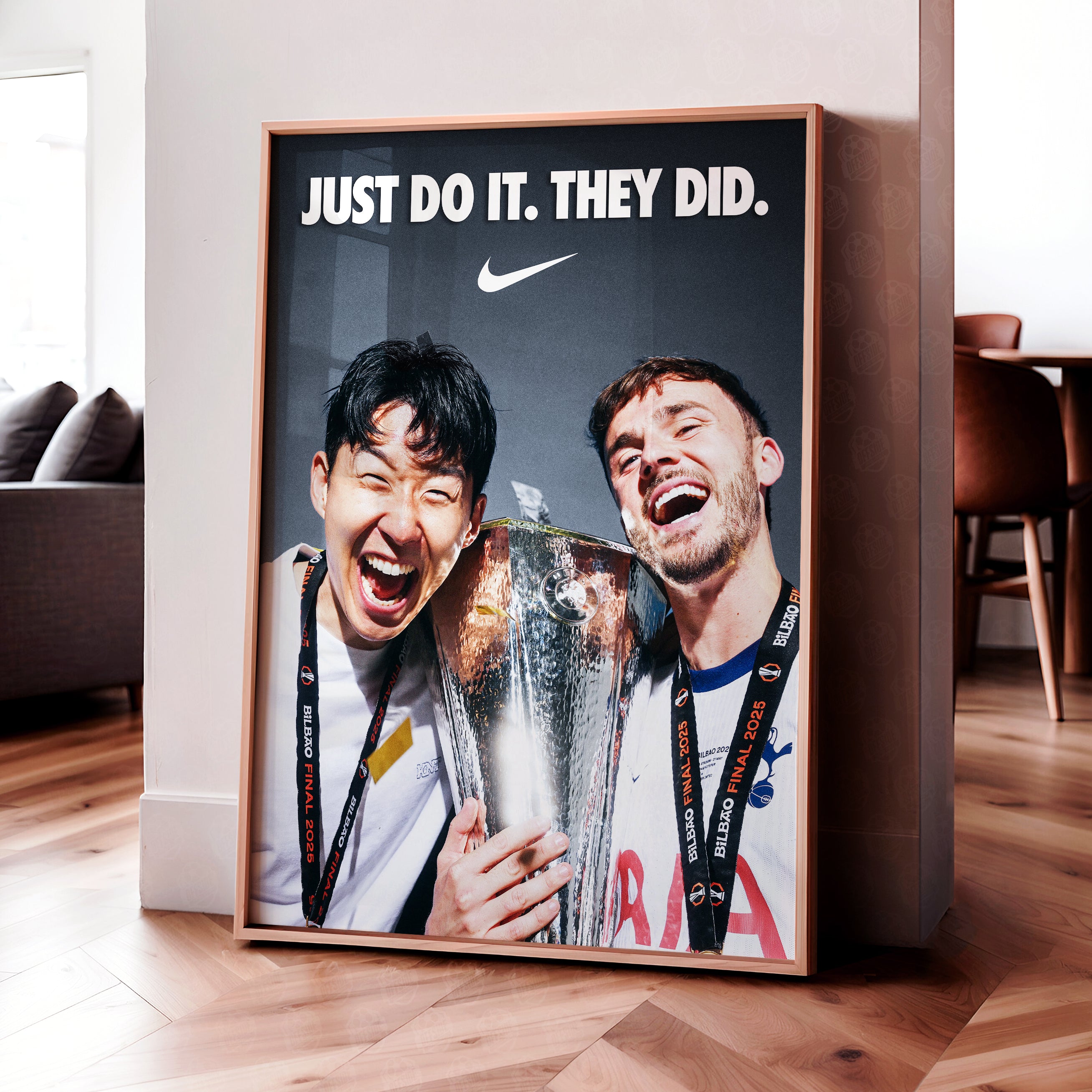 Son & Maddison 'Europa League' Poster – Offside Posters