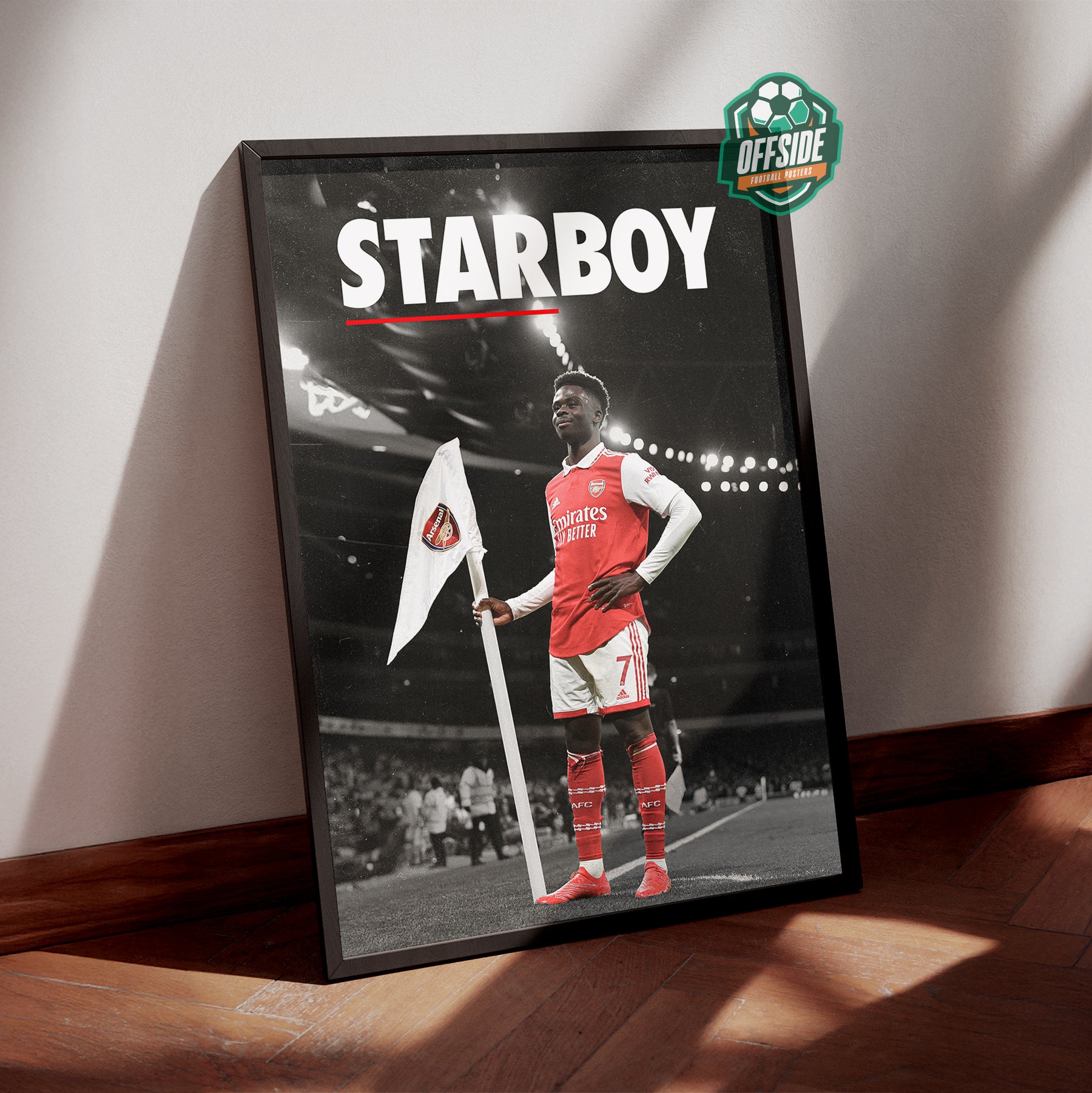 Bukayo Saka 'Starboy' Poster – Offside Posters