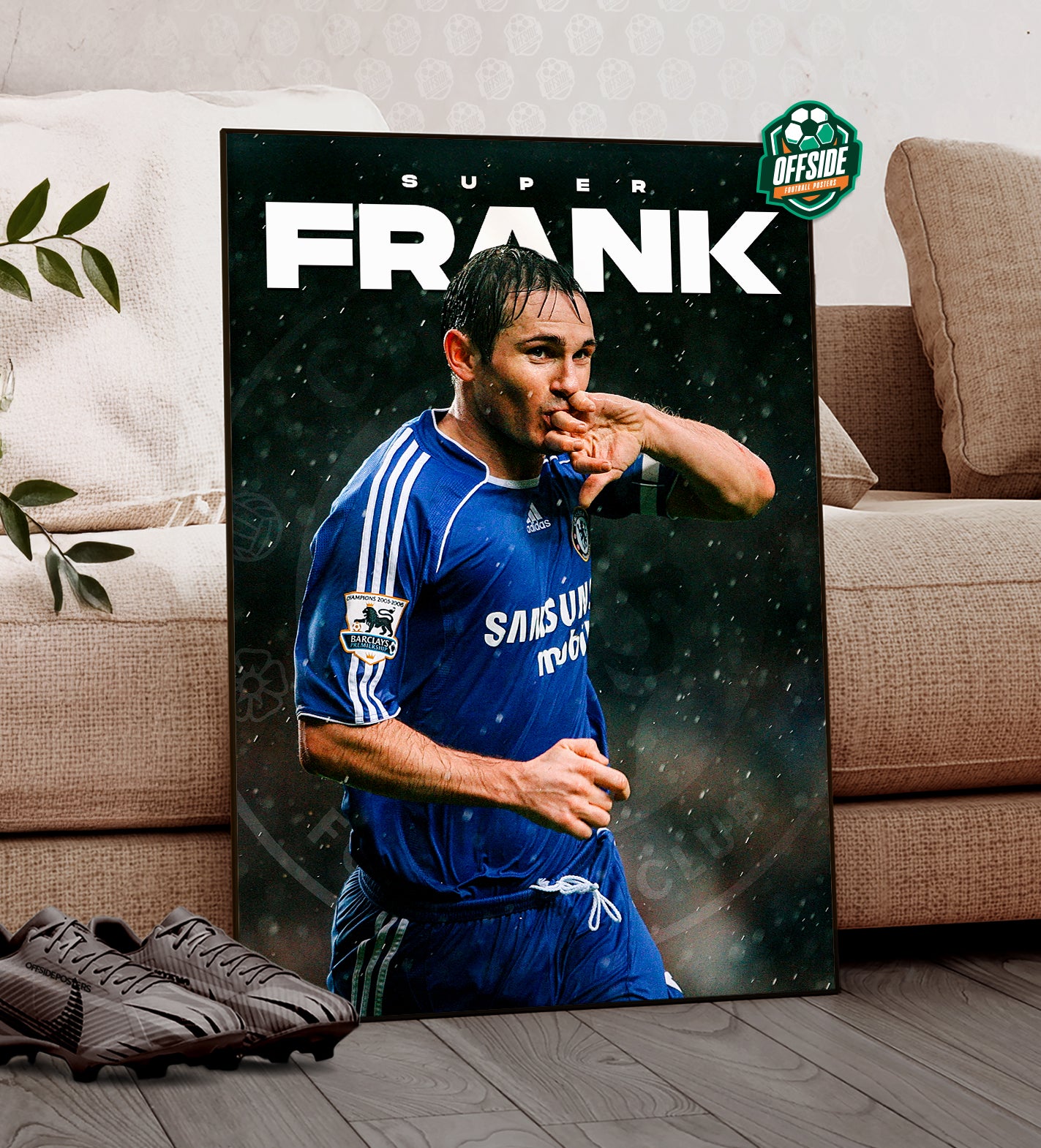 'Super Frank' Lampard Poster – Offside Posters