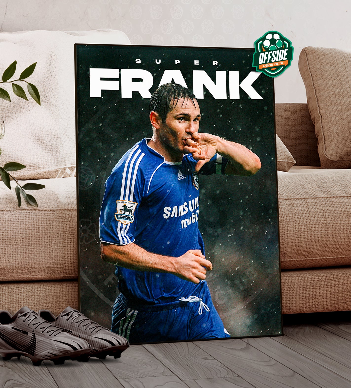 'Super Frank' Lampard Poster – Offside Posters