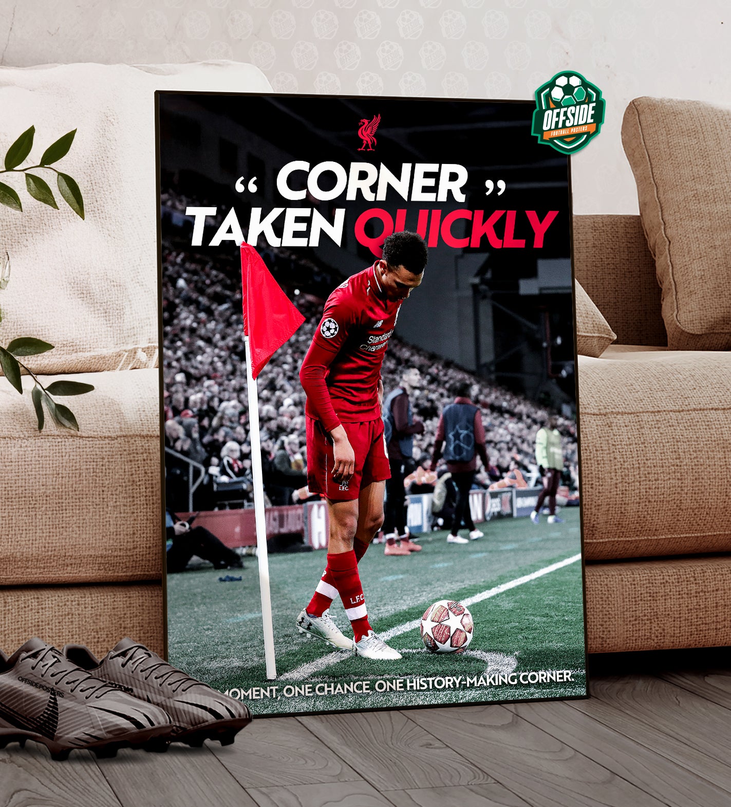 Trent 'Corner Taken Quickly' Poster – Offside Posters