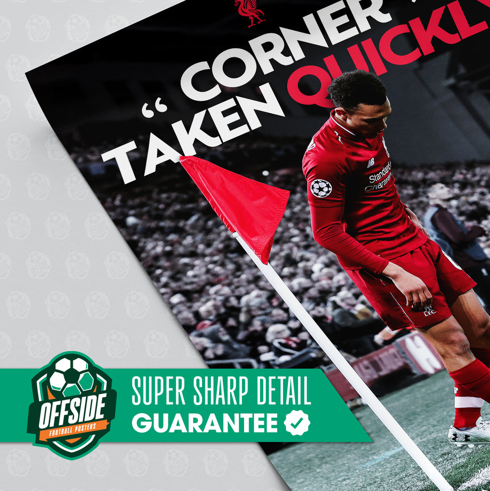 Trent 'Corner Taken Quickly' Poster – Offside Posters
