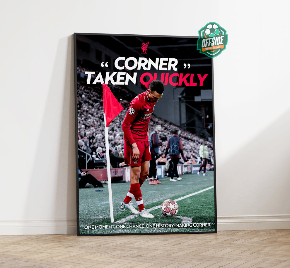 Trent 'Corner Taken Quickly' Poster – Offside Posters