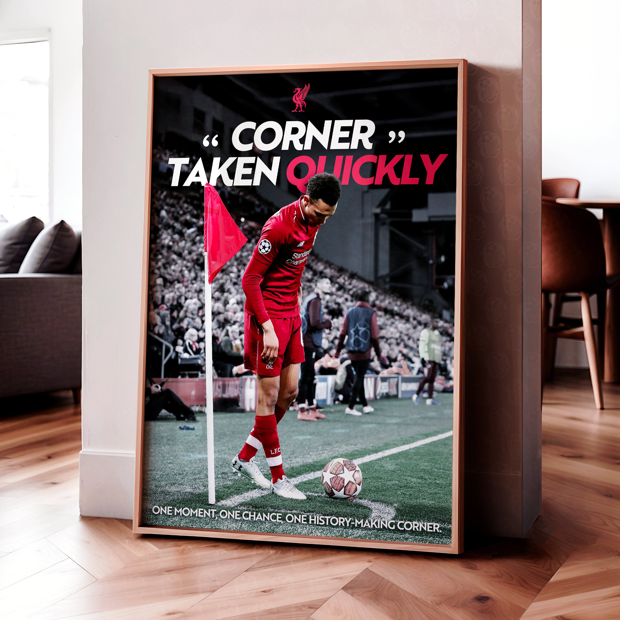 Trent 'Corner Taken Quickly' Poster – Offside Posters